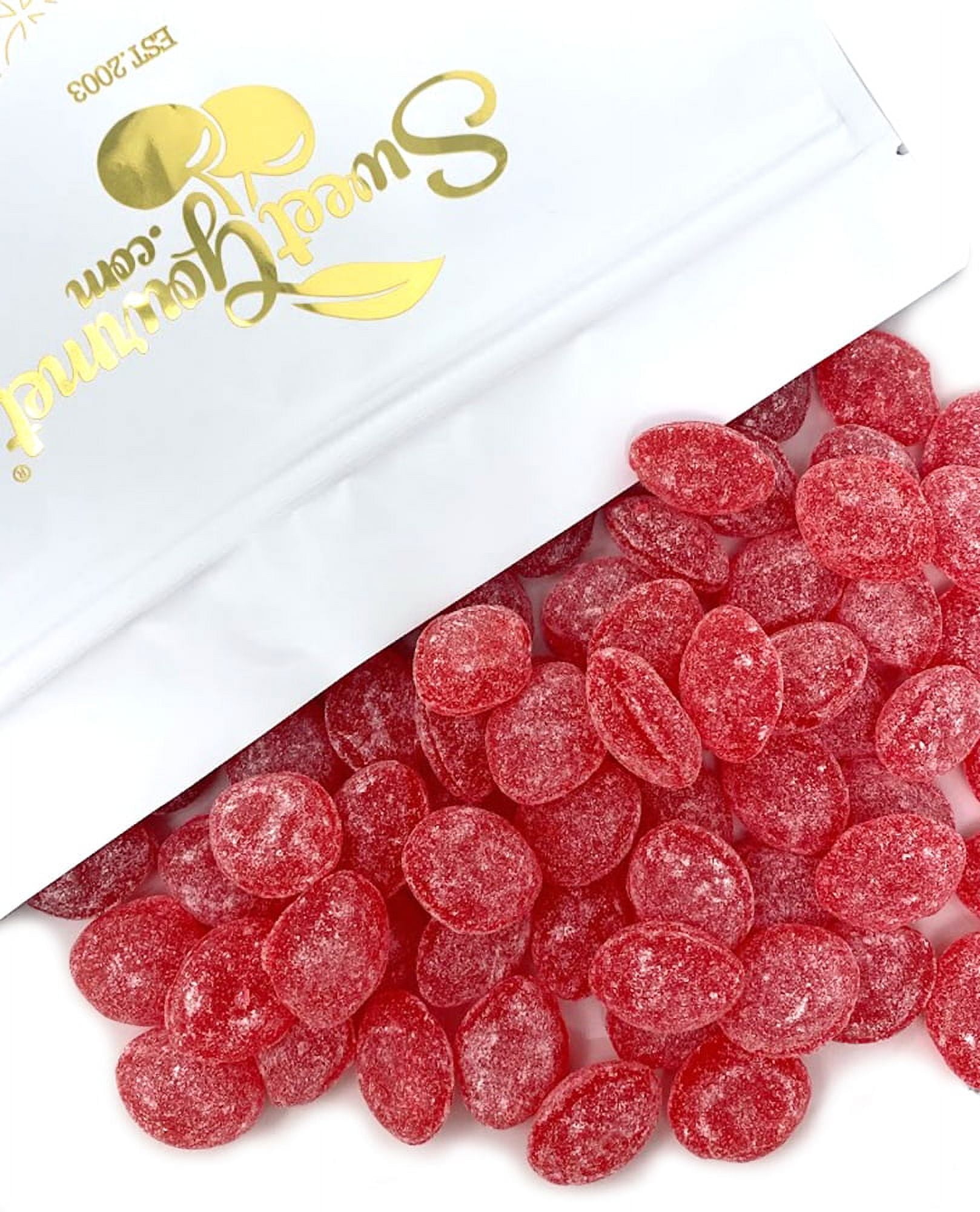 SwetGourmet Raspberry Natural Sanded Drops | Old-Fashioned Hard Candy ...