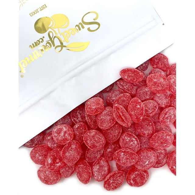 SwetGourmet Raspberry Natural Sanded Drops | Old-Fashioned Hard Candy ...