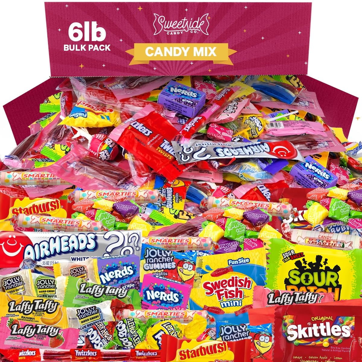 Swetside Bulk Candy Mix Parade Kid’s Dream, 6lb of Individually Wrapped ...