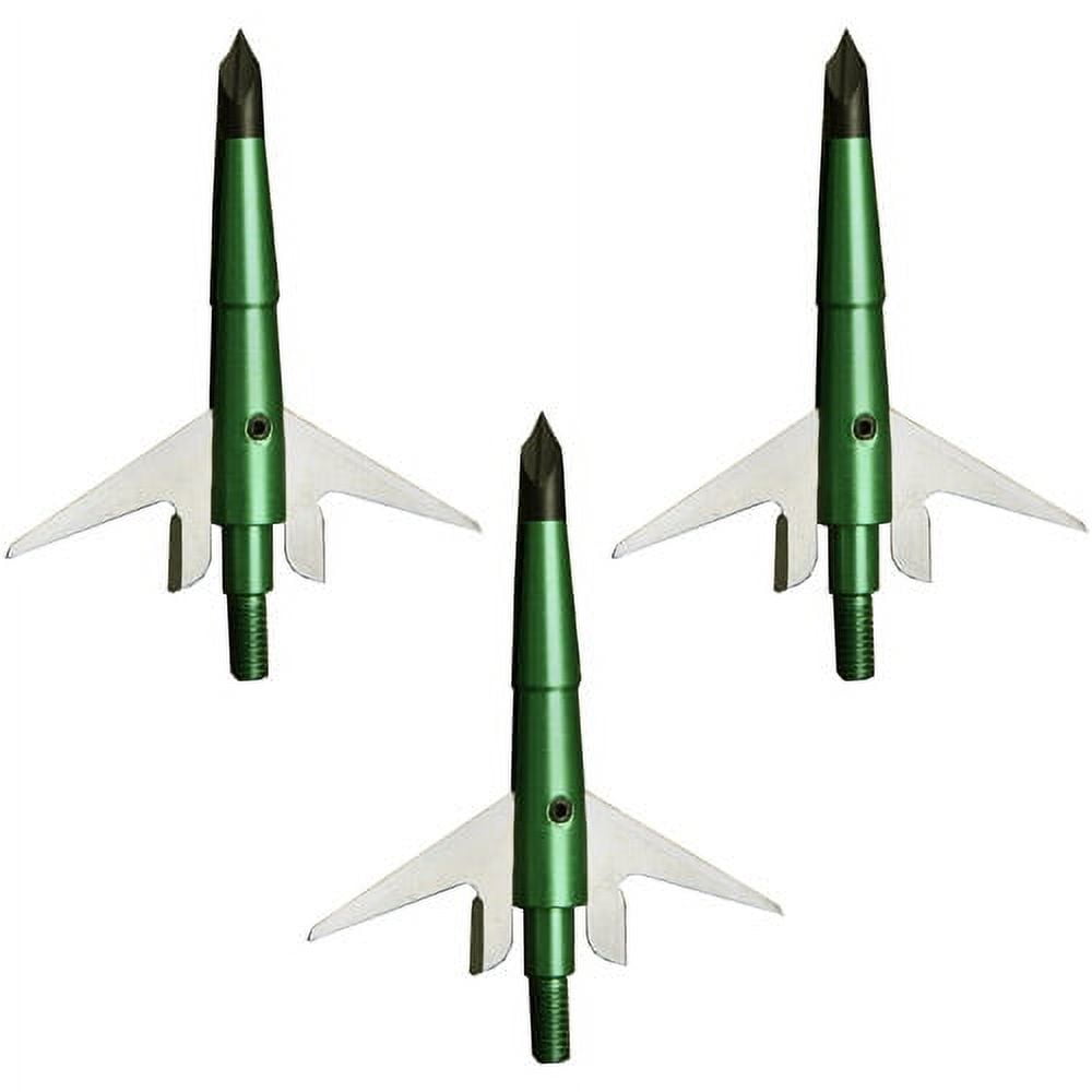 Swhacker 00216 Broadhead 2" Cut 3 Blade 100 Grain Archery Broadhead (3 ...