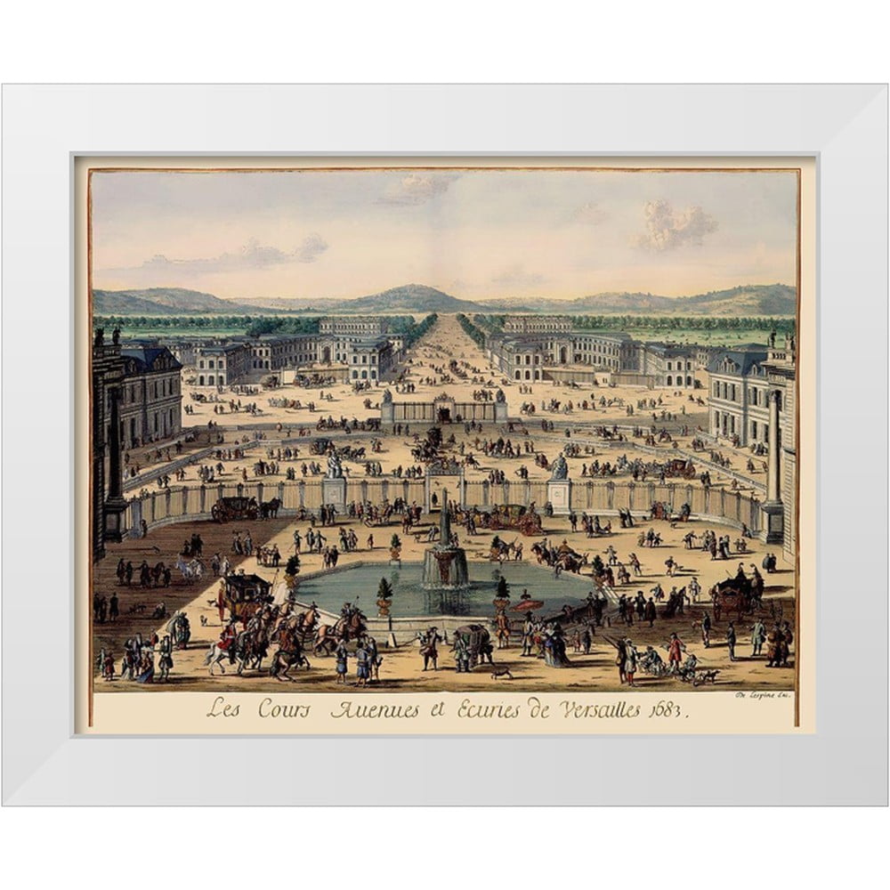 Swidden 32x26 White Modern Wood Framed Museum Art Print Titled ...