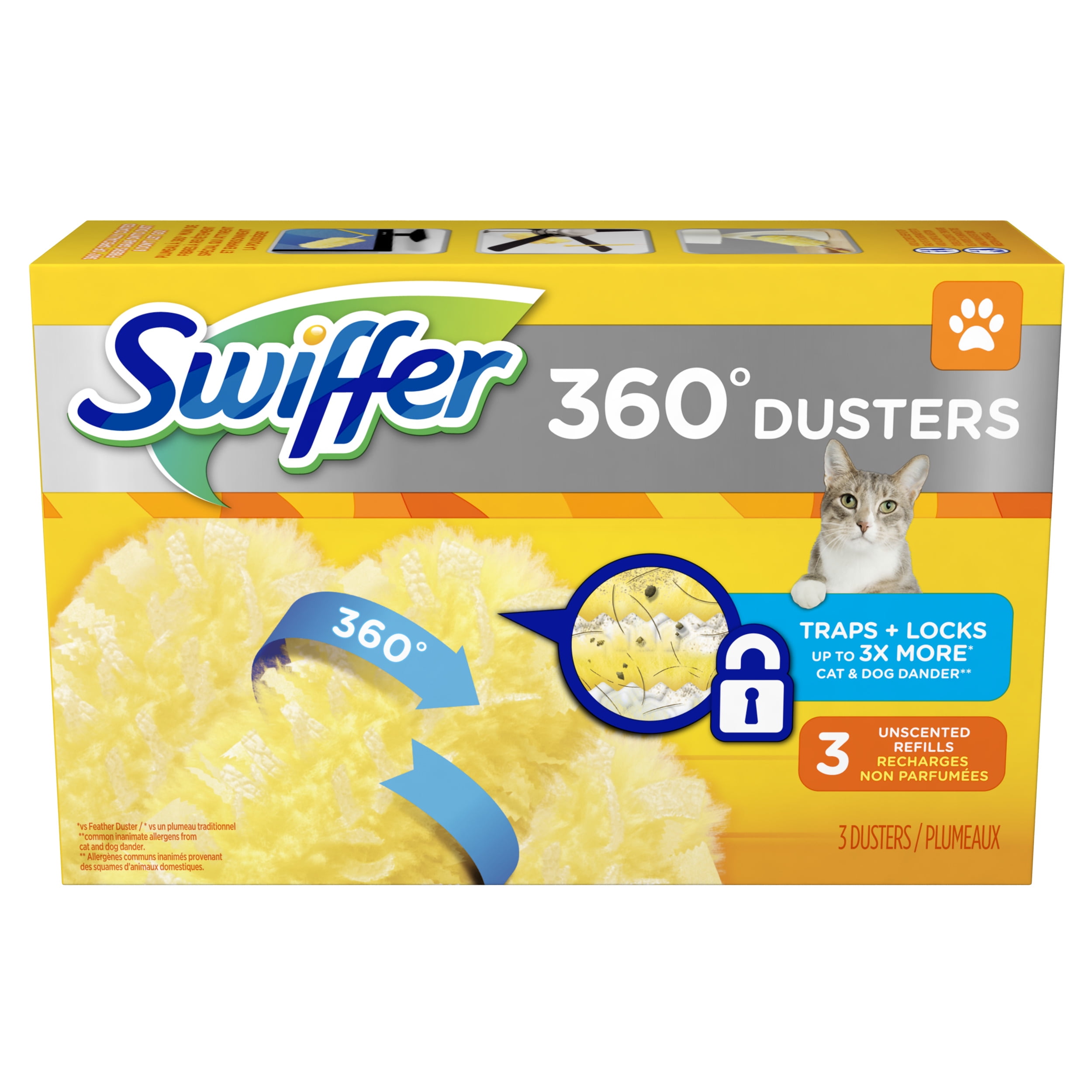 Swiffer 360 Dusters Pet Refills, 3 Count - Walmart.com