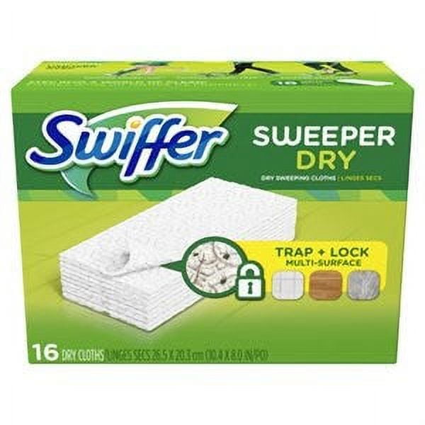 Swiffer Sweeping Disposable Dry Cloth Refills, 16-Ct. 1 Pack - Walmart.com