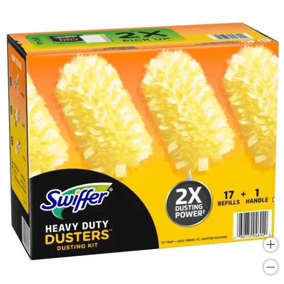 Swiffer Duster Heavy Duty Dusting Kit, 1 Handle + 17 Refills - Walmart.com
