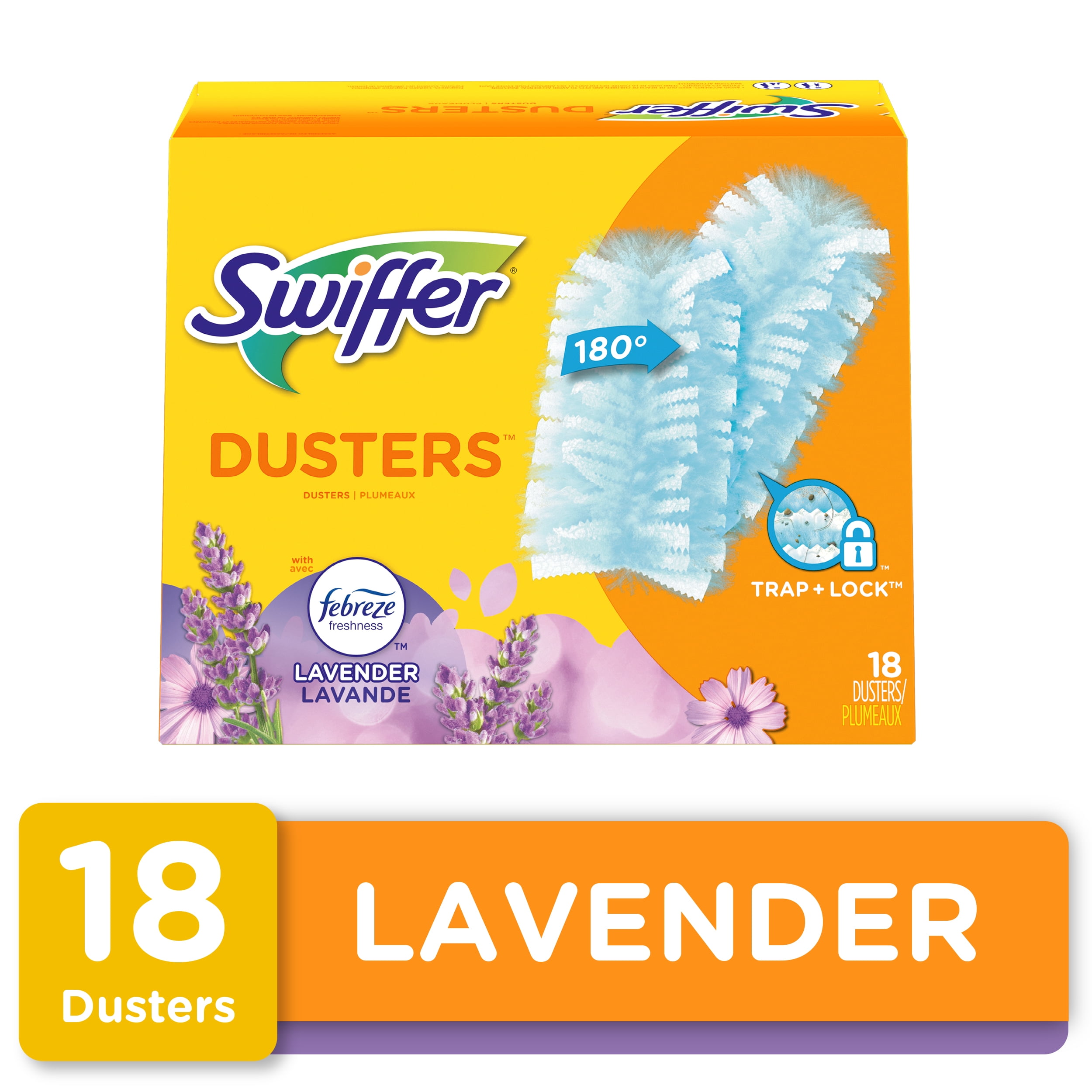 Swiffer Duster Refills, Lasting Freshness, Lavender Scent, 18 Ct ...