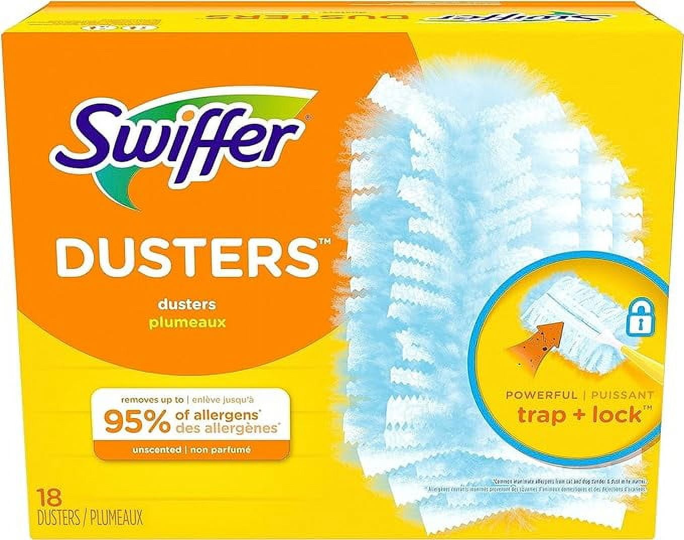 Swiffer Dusters Multi-Surface Refills, Trap and Lock Dust and Allergens ...