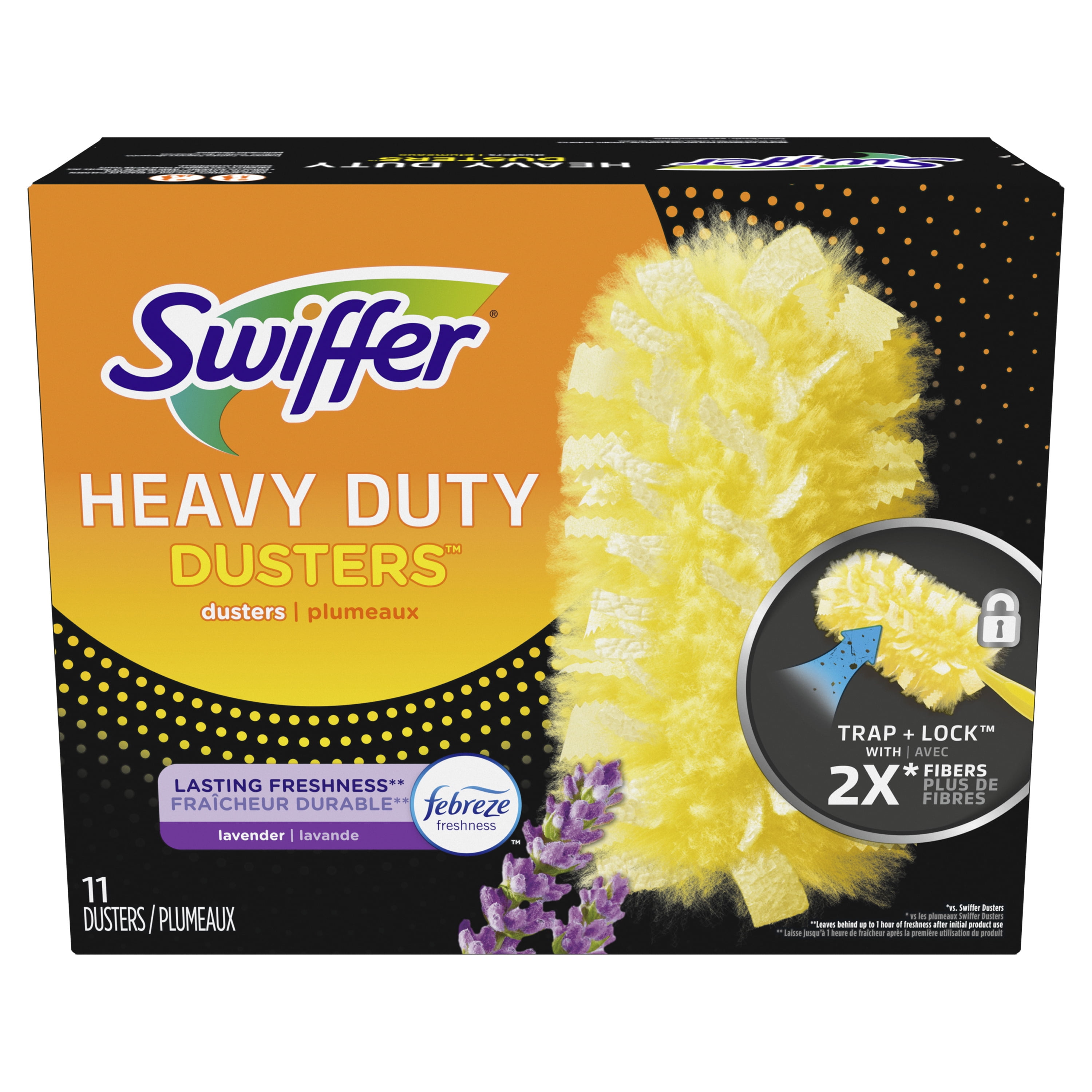 Swiffer Dusters Multi-Surface Heavy Duty, Lavender Refills, 11 Ct ...