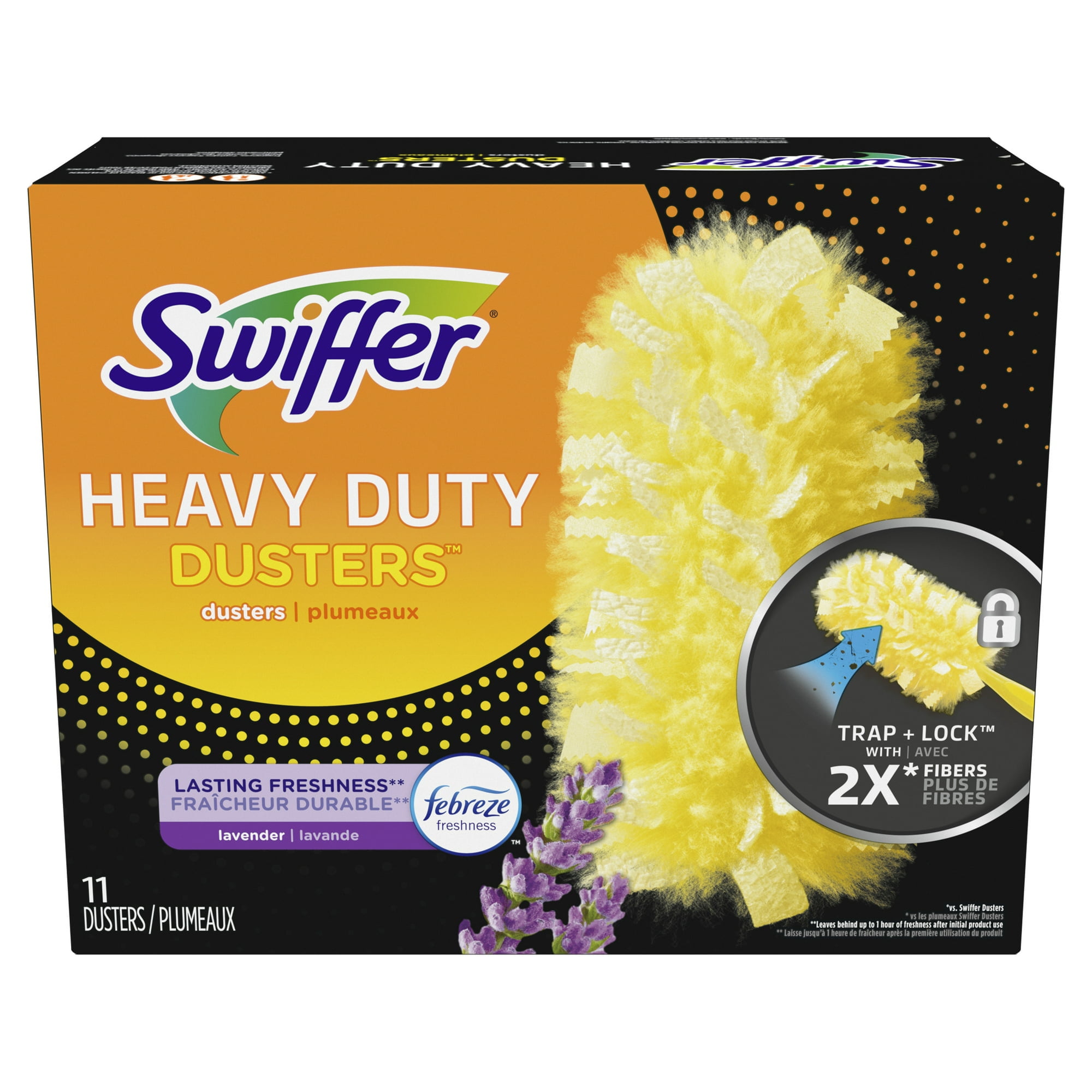 Swiffer Dusters Multi-Surface Heavy Duty, Lavender Refills, 11 Ct ...
