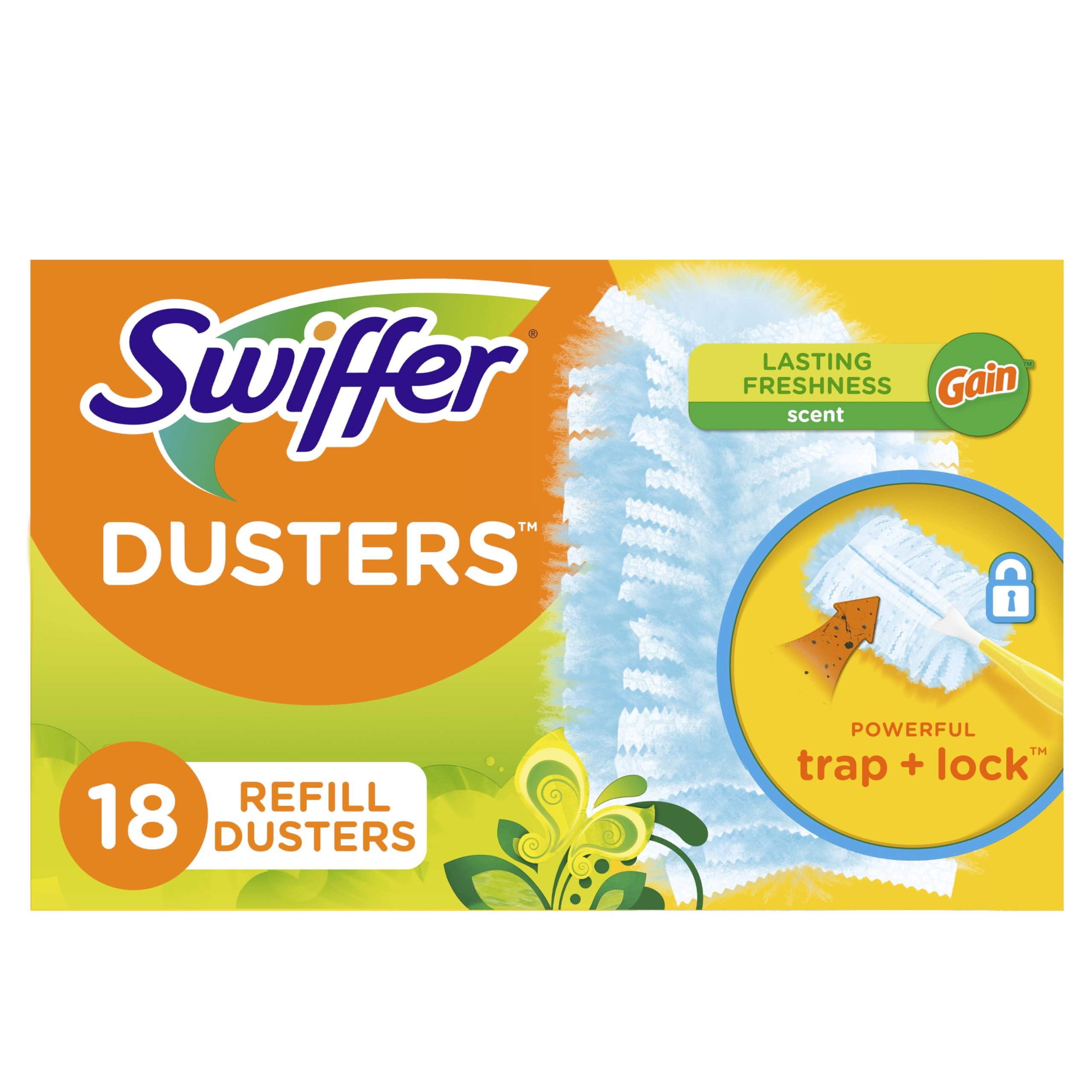 Swiffer Dusters Multi-Surface Refills, Gain Original Scent, 18 ...