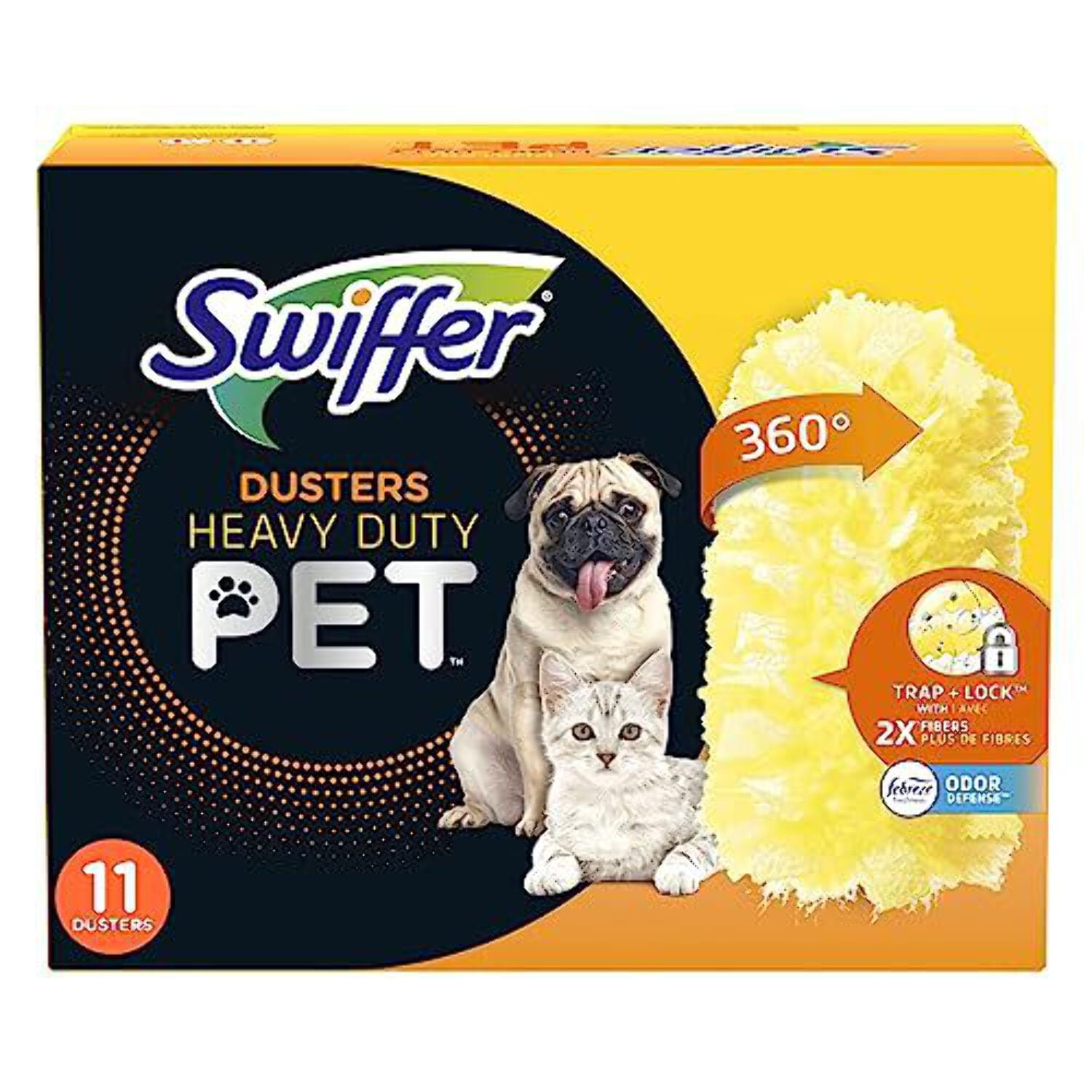 Swiffer Heavy Duty Pet Dusters with Febreze - 11 count Dust Remover ...