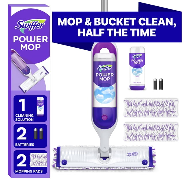 Swiffer Power Mop Kit - Wet mops for janitorial supply - Walmart ...