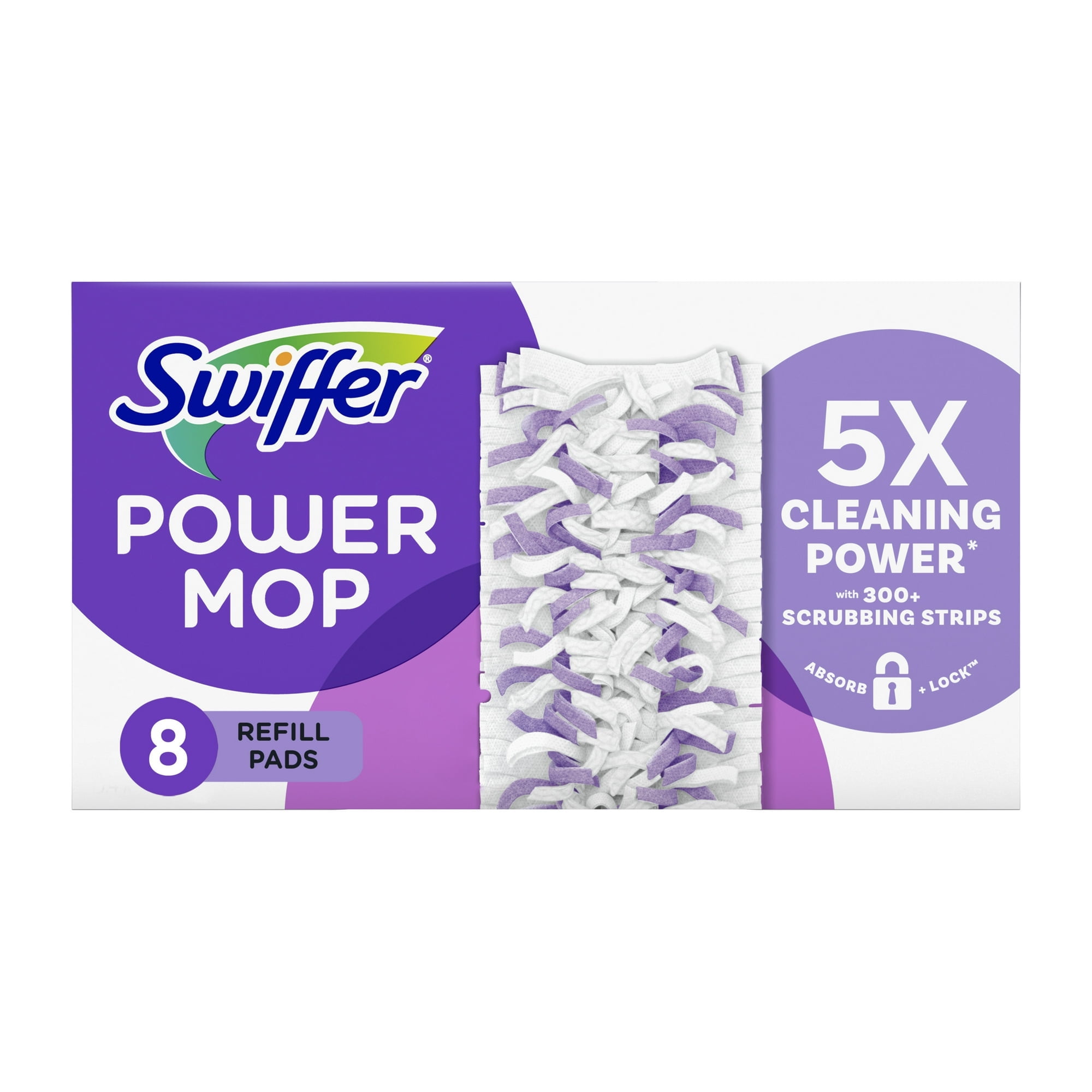 Swiffer PowerMop Multi-Surface Mopping Pad Refills for Floor Cleaning ...