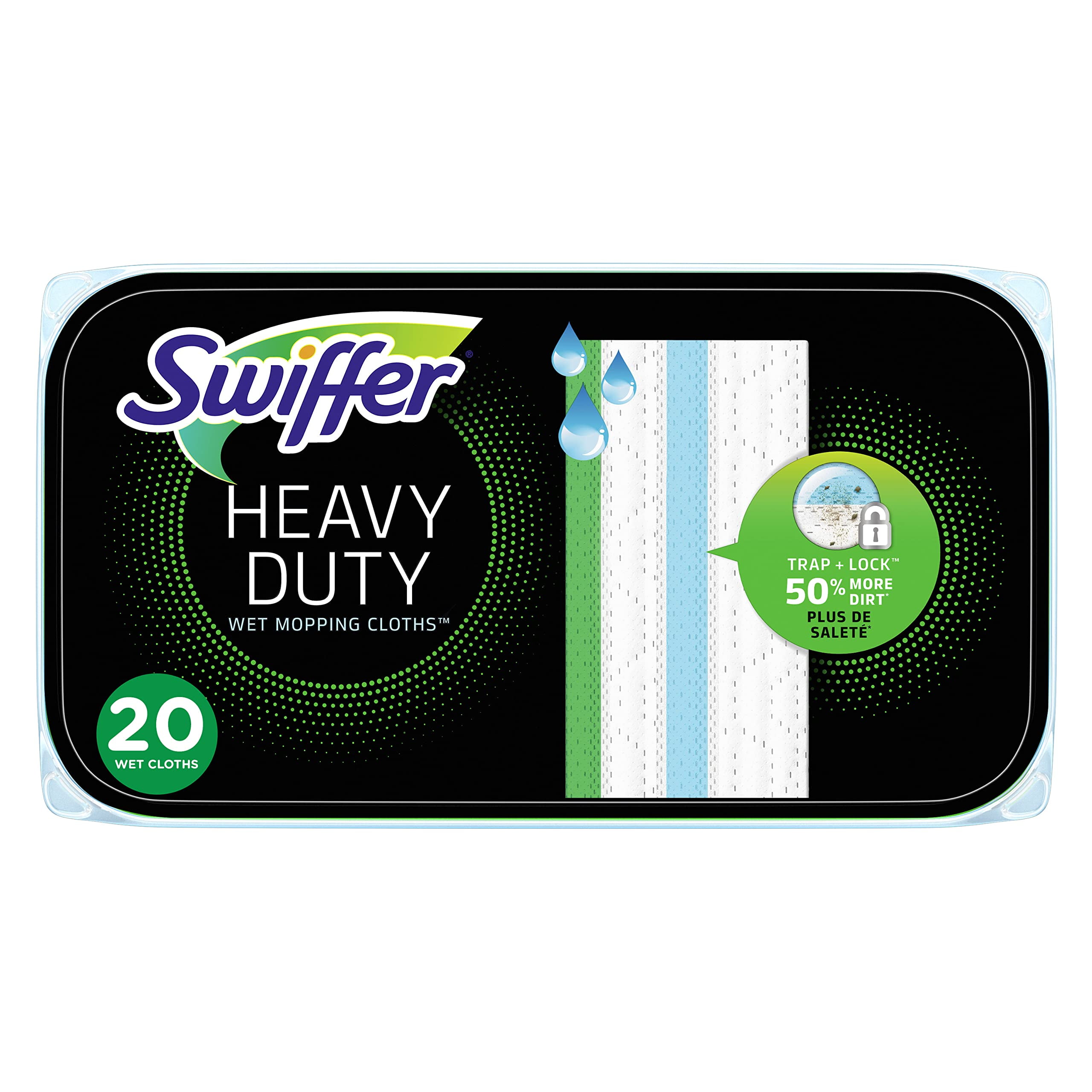 Swiffer Sweep + Mop, Wet Pads Refill, Floor Cleaner, Cleaning Cloths ...