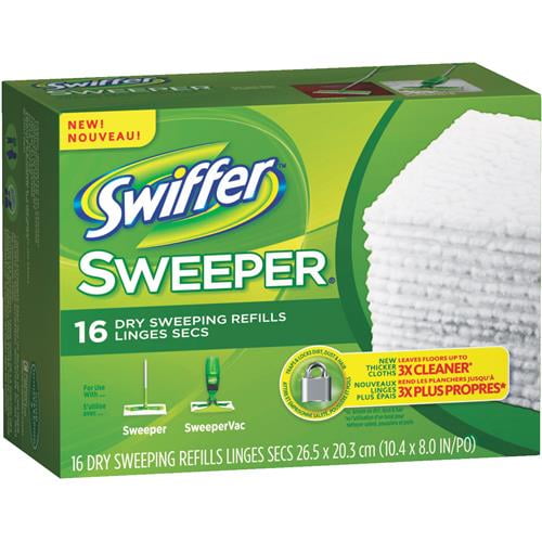 Swiffer Sweeper Dry Cloths Mop Refill 32, Each - Walmart.com