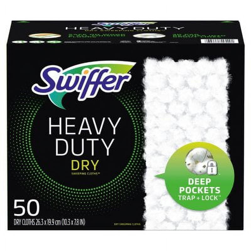Swiffer Sweeper Heavy Duty Dry Sweeping Cloths, Multisurface Cleaning ...