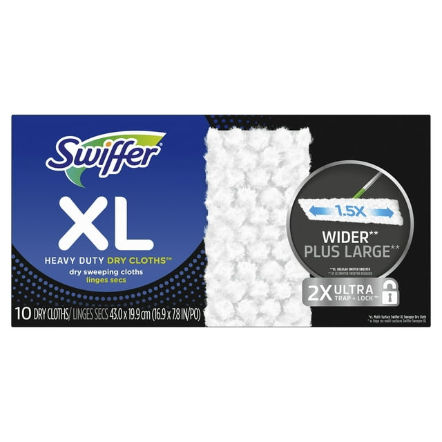 Swiffer Sweeper XL Large Disposable Heavy Duty Multi-Surface Dry Cloth ...