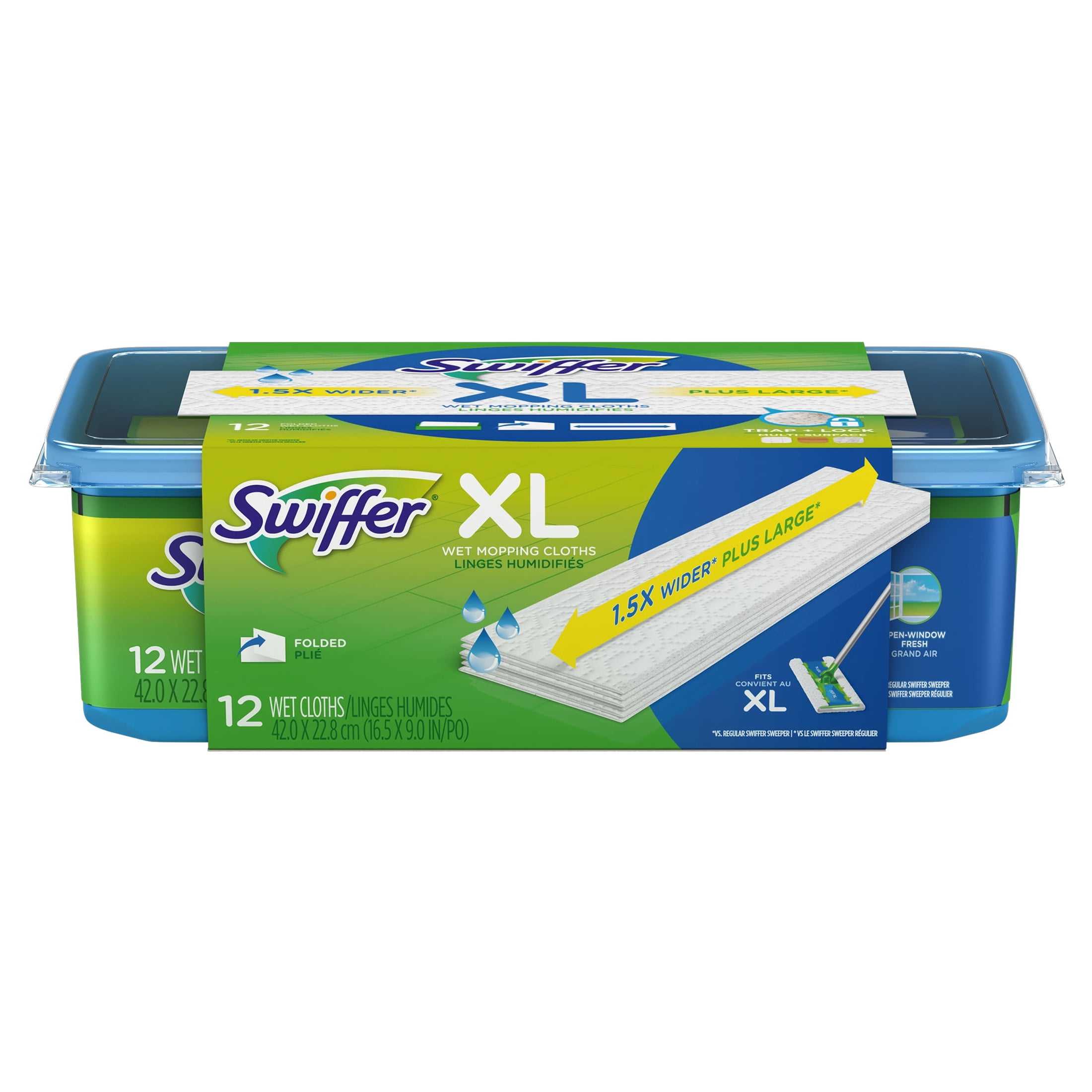 Swiffer Sweeper XL Wet Mopping Pad Refills (Pack of 2), Open Window ...