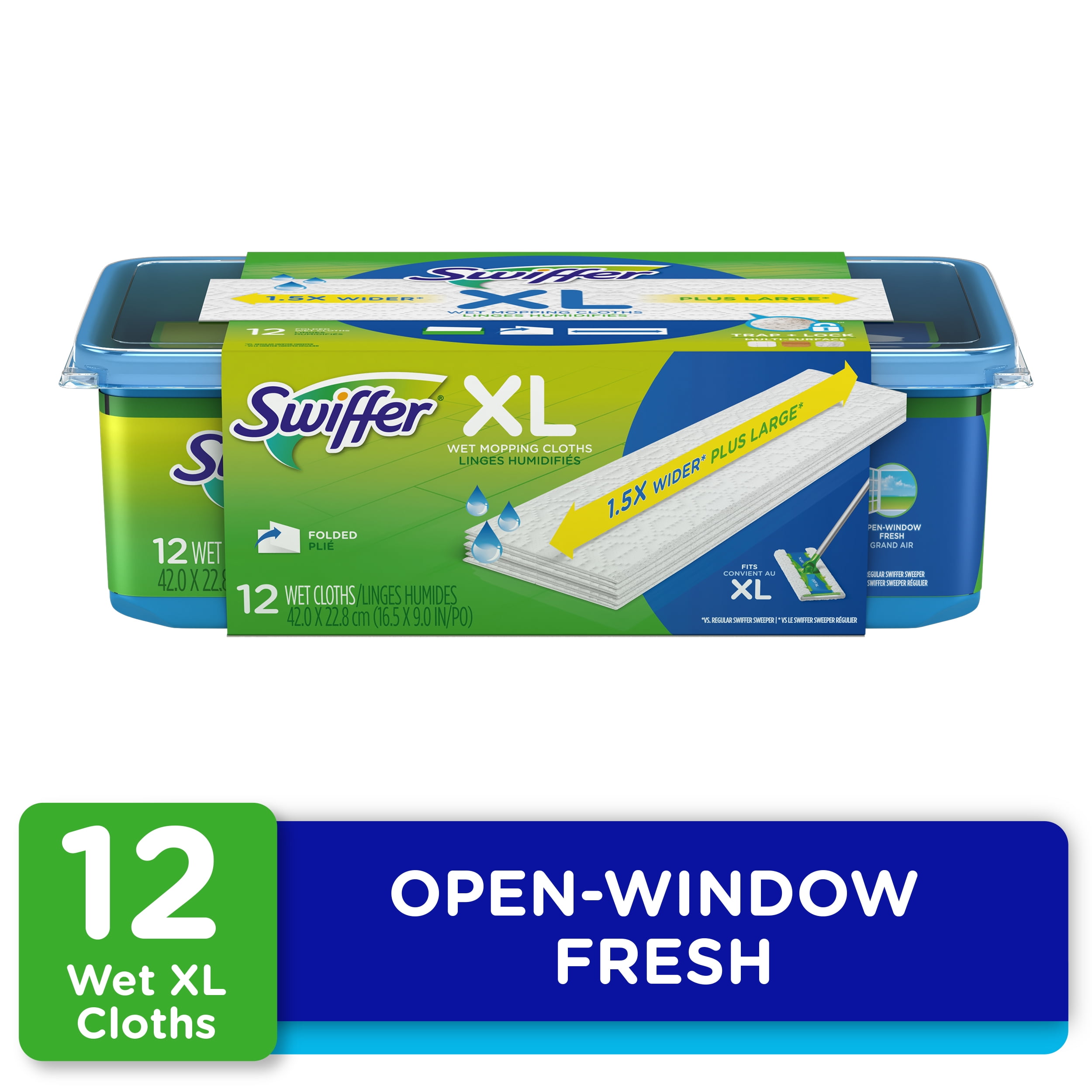 Swiffer Sweeper XL Wet Pad Refills (Pack of 4) for Multi-Surface Floor ...