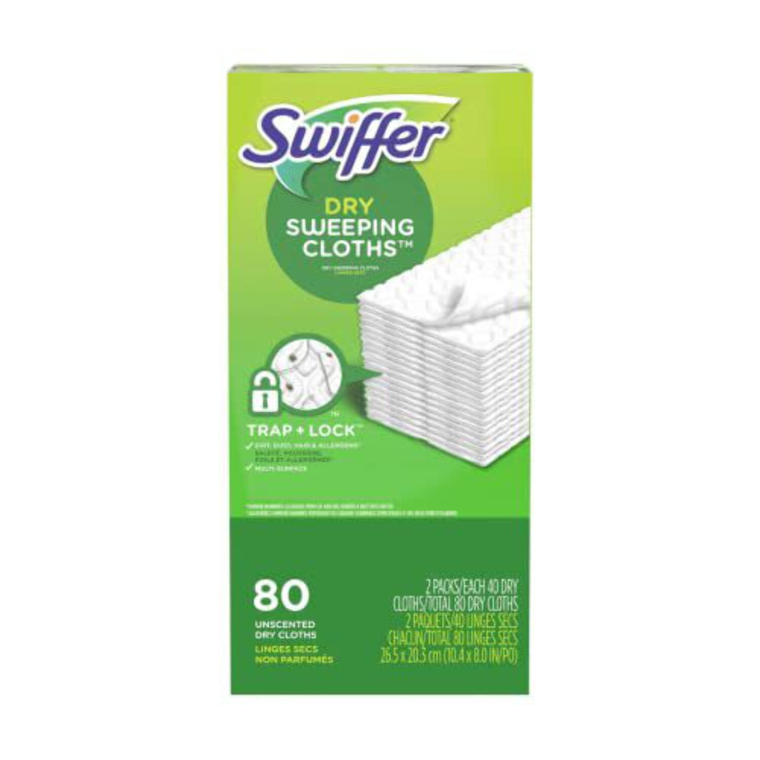 Swiffer Swiffer Sweeper Dry Cloth Refill, 80 Count - Walmart.com