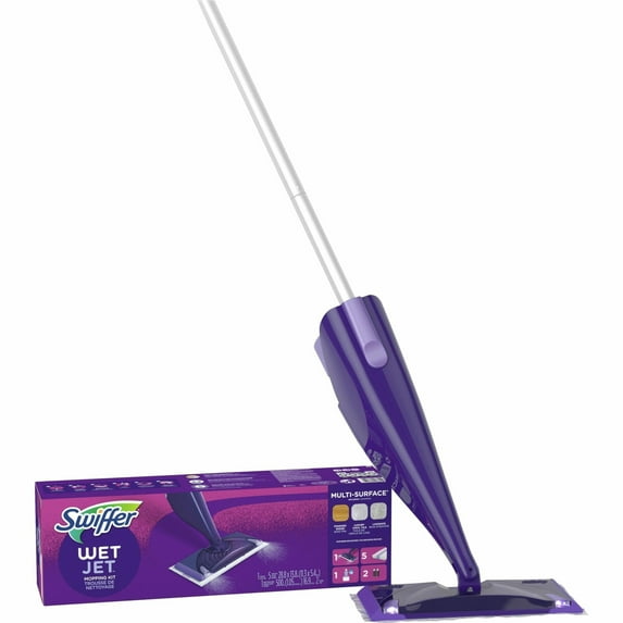 Swiffer Wet Jet Mop Floor Cleaner Set - Multi-Surface, Fresh Scent - 1 ...