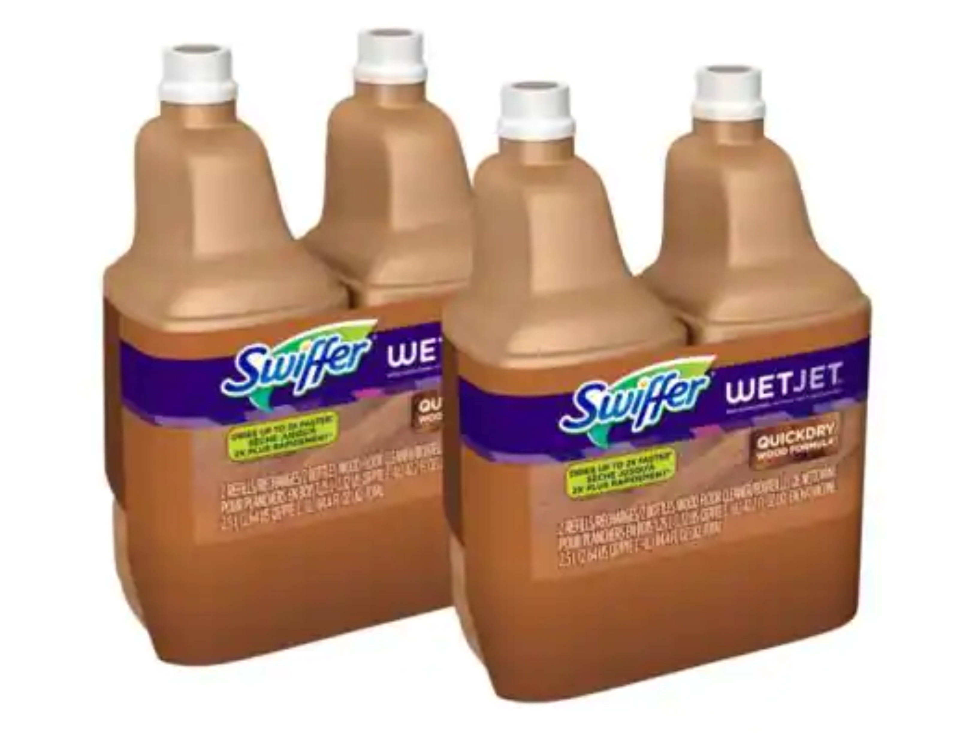 Swiffer WetJet Wood Surface Cleaning Fluid, 42.2 oz. Multi-Purpose ...