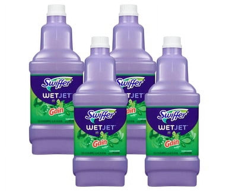 Swiffer WetJet All Purpose Cleaning System with Gain - 1.25L (4/Case) - Walmart.com