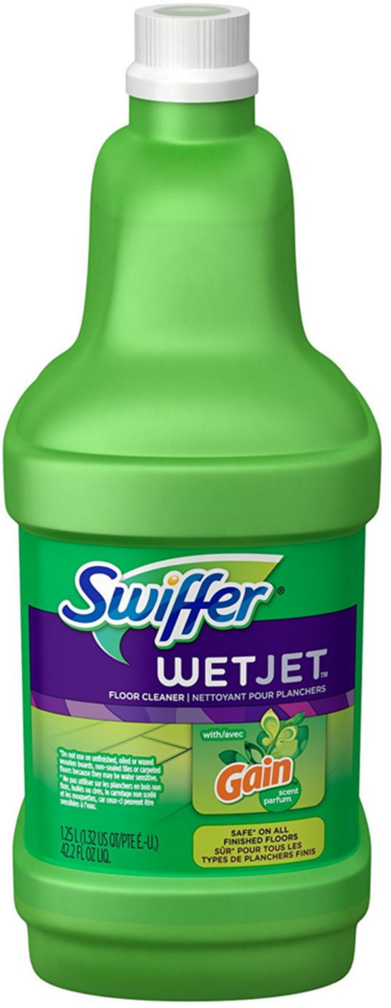 Swiffer WetJet Floor Cleaner, Gain Original Scent 42.20 oz (Pack of 2 ...