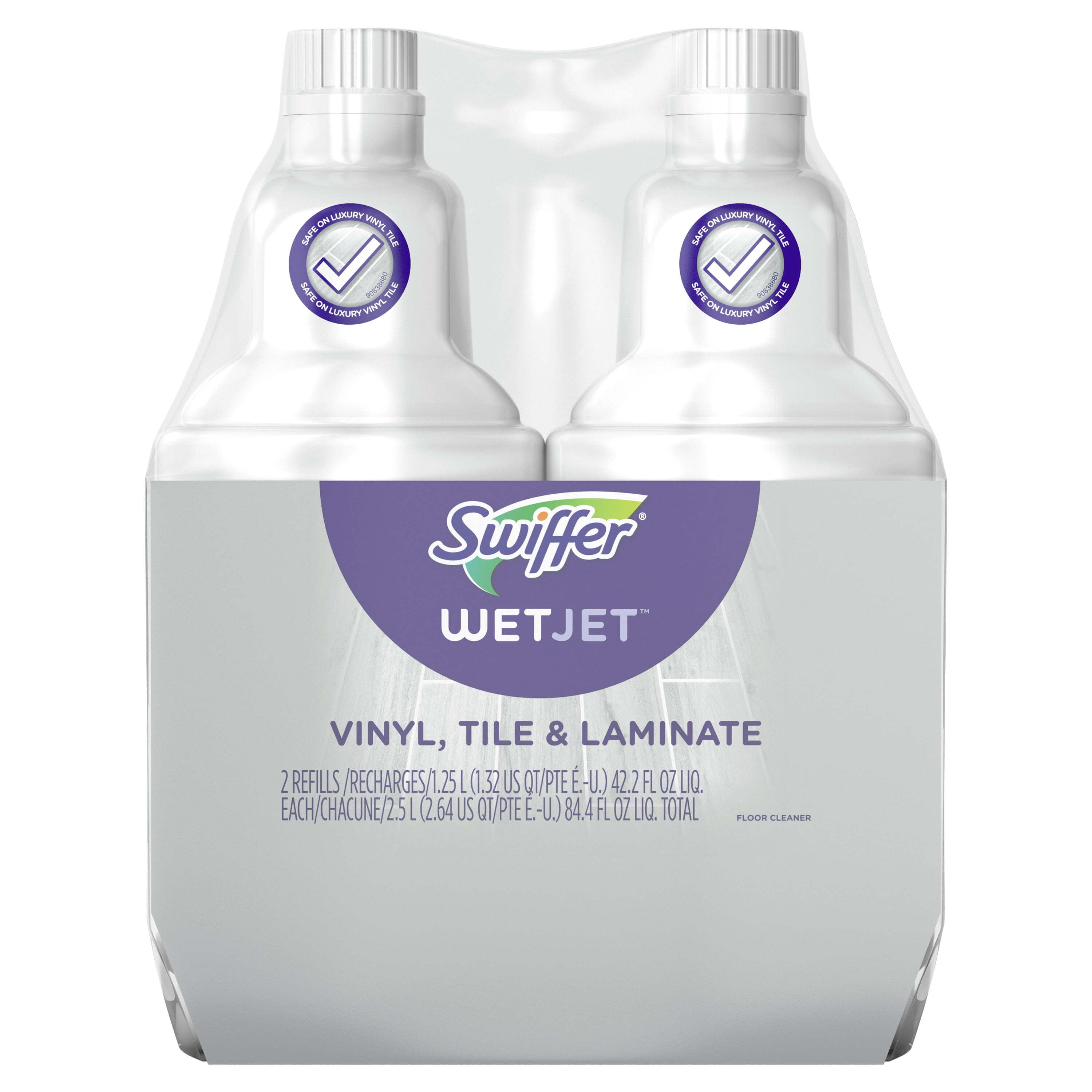 Swiffer WetJet Hard Floor Cleaner Liquid, All-Purpose for Vinyl, Tile ...