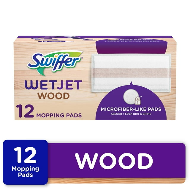 Swiffer WetJet Wood Floor Cleaner Mop Pad Refill, Fresh Scent, 12 Ct - Walmart.com