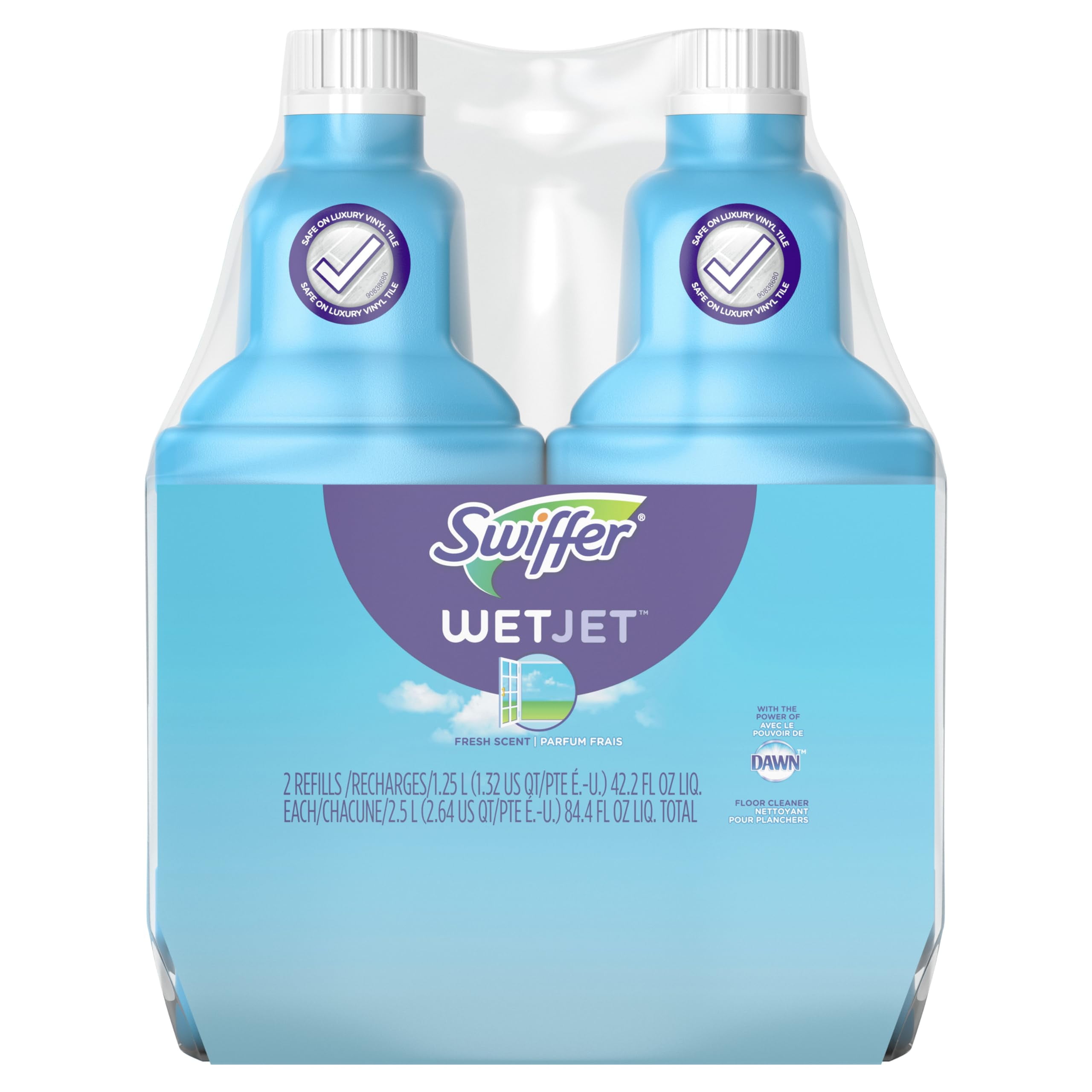 Swiffer Wetjet Hardwood Floor Mopping and Cleaning Solution Refills ...