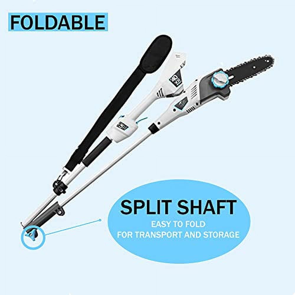 Swift 40V 36" LithiumIon Cordless Electric Lightweight Pole Chainsaw ...