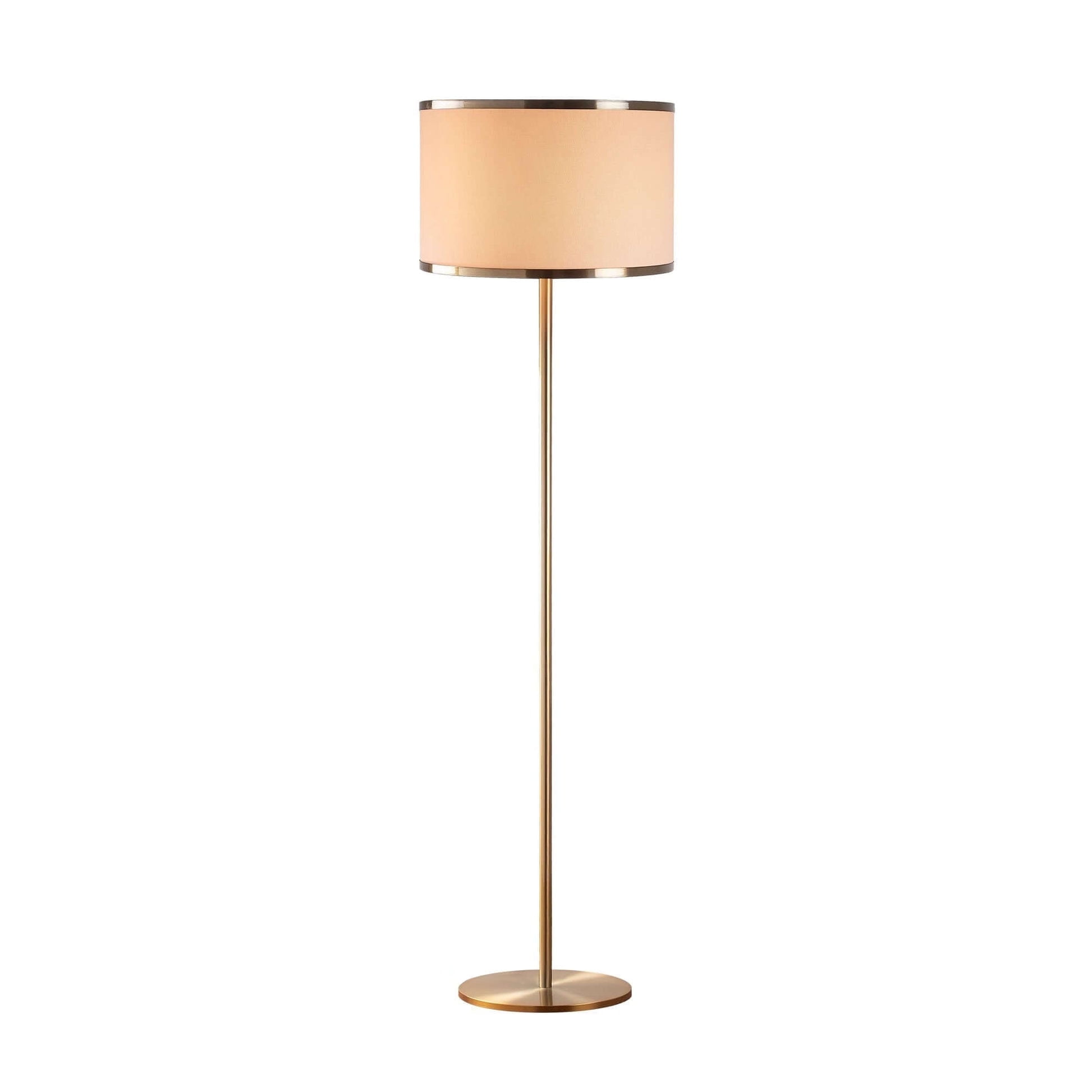 Swift Beacon Aura Linen Floor Lamp for Living Room - Durable Gold ...