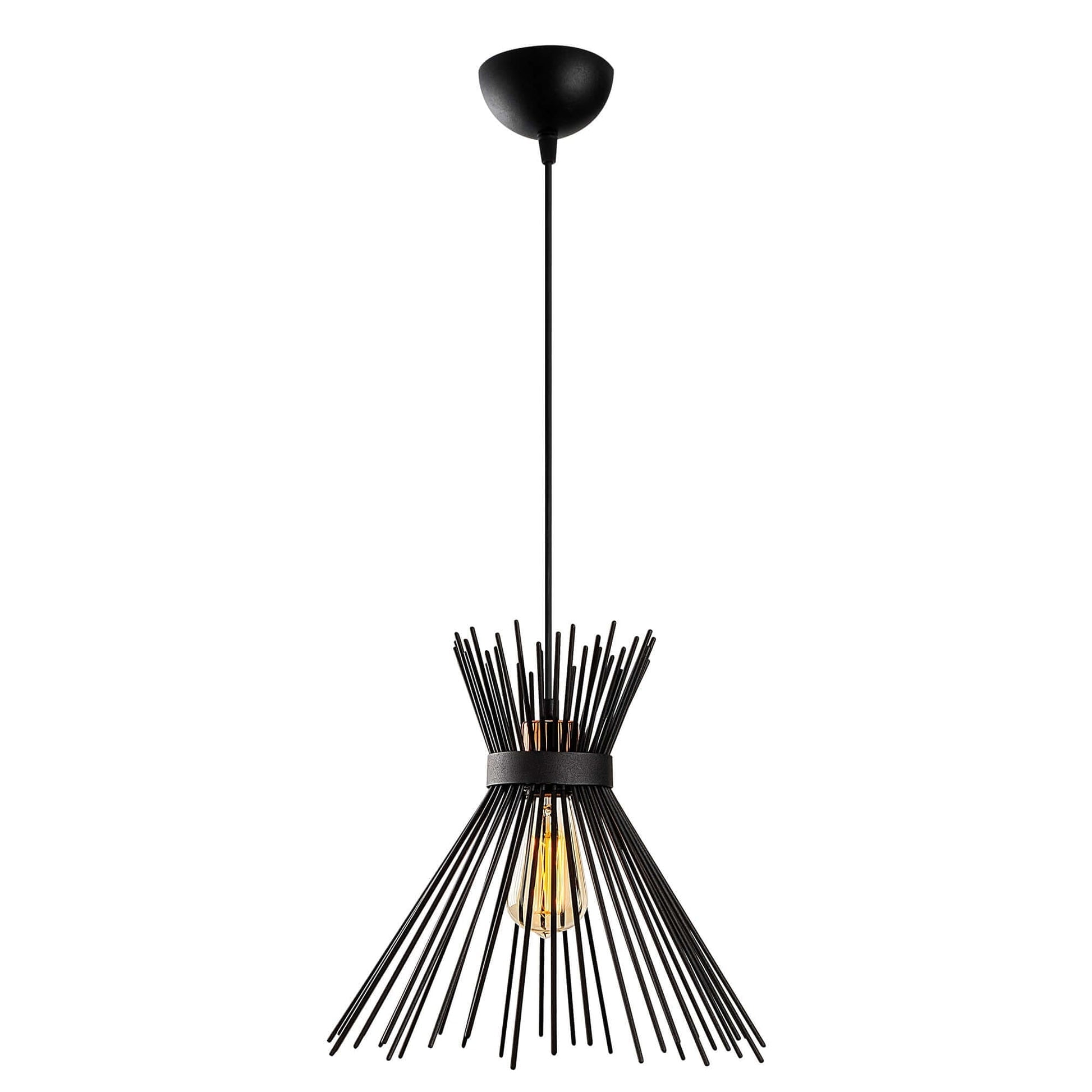 Swift Beacon Black Spire Pendant Light Fixture - Hanging Pendant Lights ...