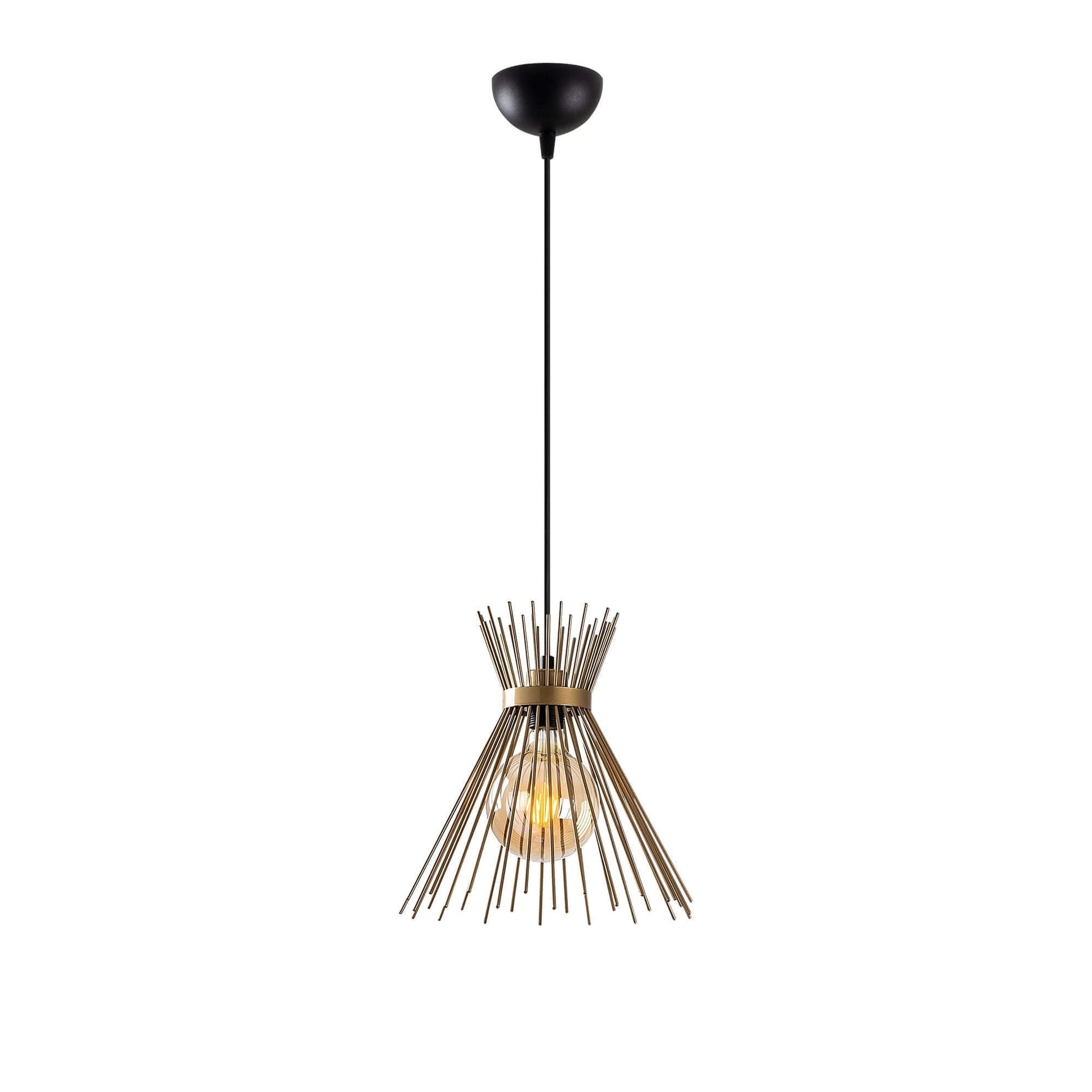 Swift Beacon Golden Spire Pendant Light Fixture - Hanging Pendant ...