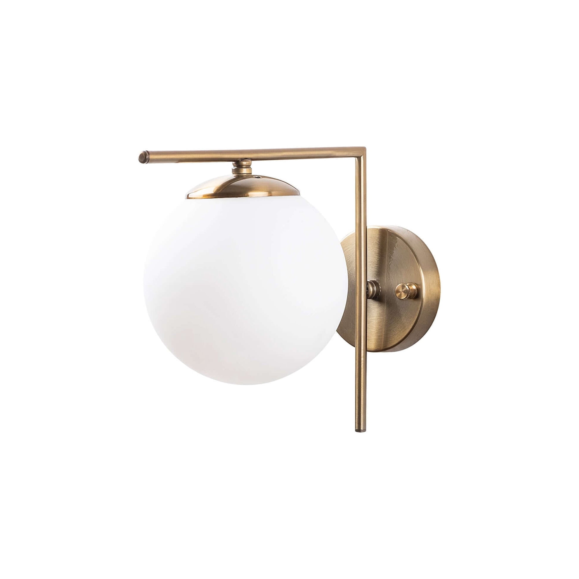 Swift Beacon Horizon Globe Wall Sconce Light - Sturdy Metal Body with ...