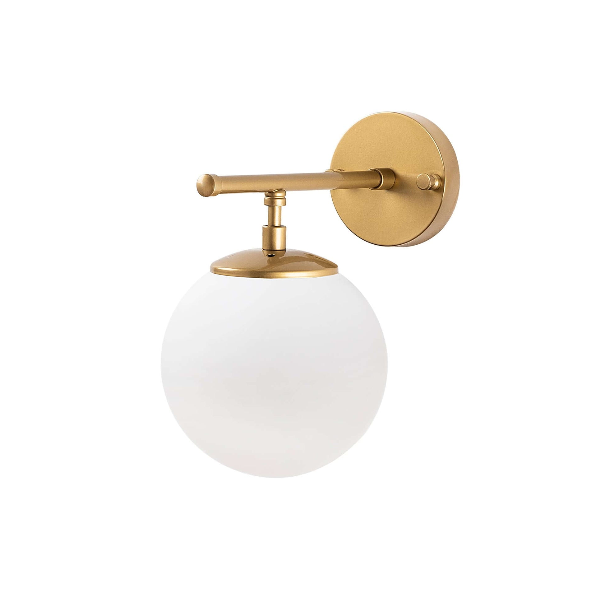 Swift Beacon Radiant Globe Wall Sconce Light - Sturdy Metal Body with ...