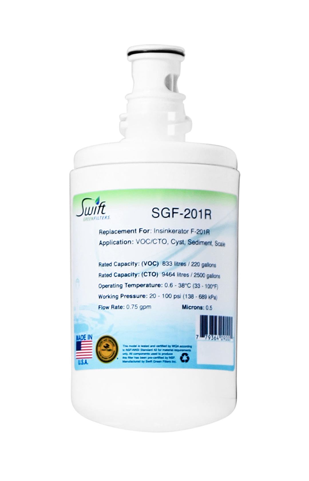 Swift Green Filters SGF-201R Replacement Water Filter for Insinkerator ...