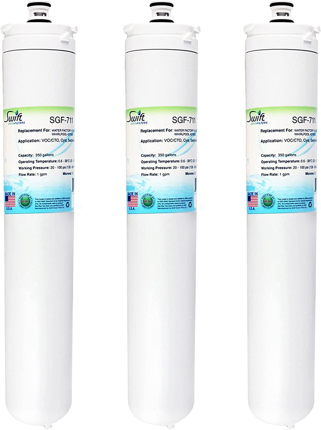 Swift Green Filters SGF-711 Compatible for 47-55711G2,47-55711CM ...
