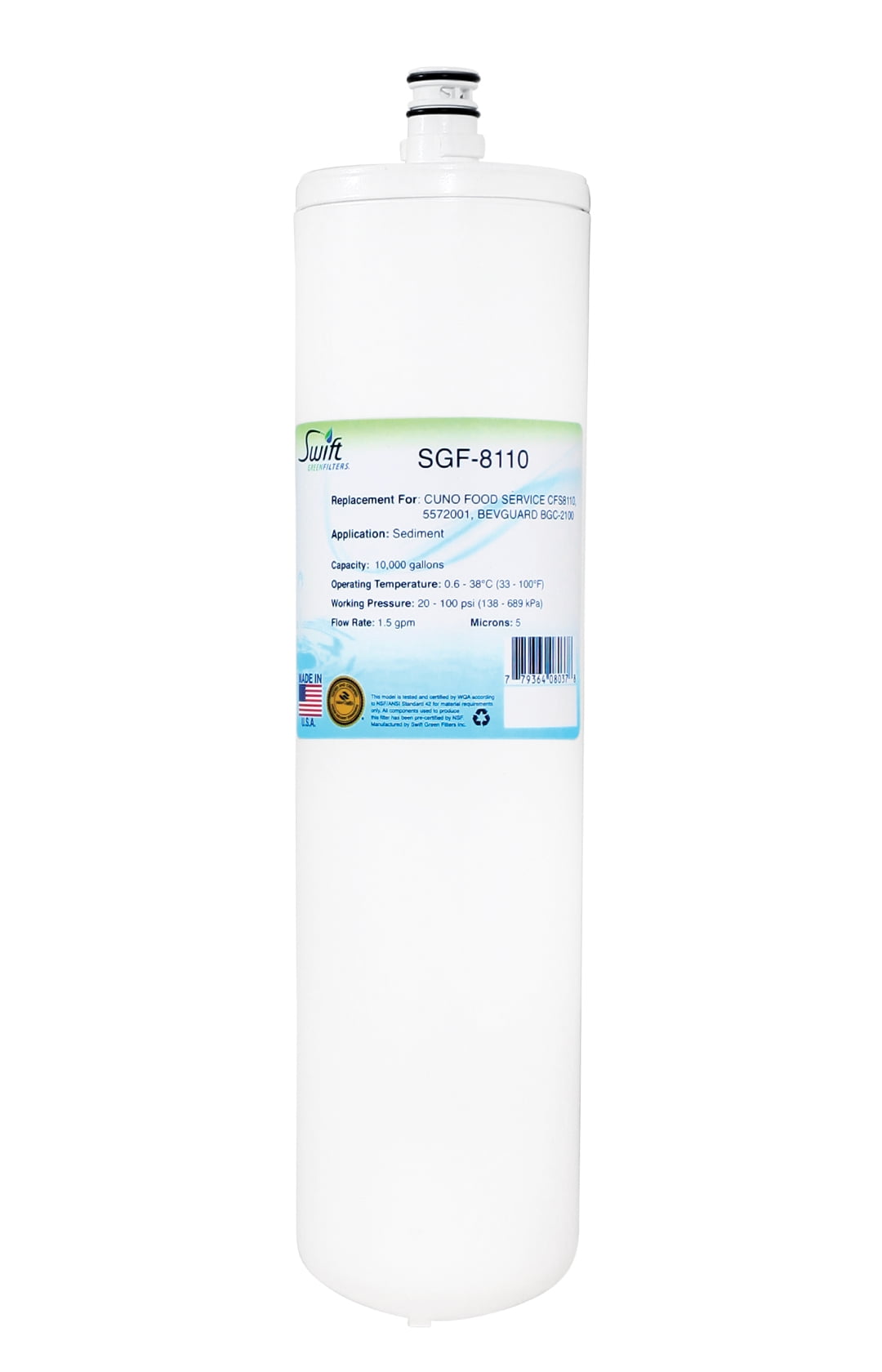 Swift Green Filters SGF-8110 Replacement Water Filter for Cuno CFS8110 ...