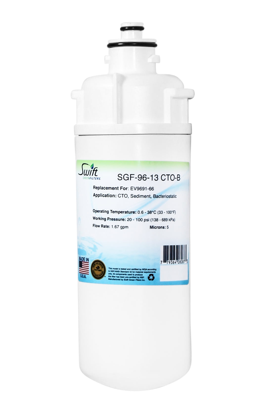 Swift Green Filters SGF-96-28 CTO Replacement Water Filter for Everpure ...