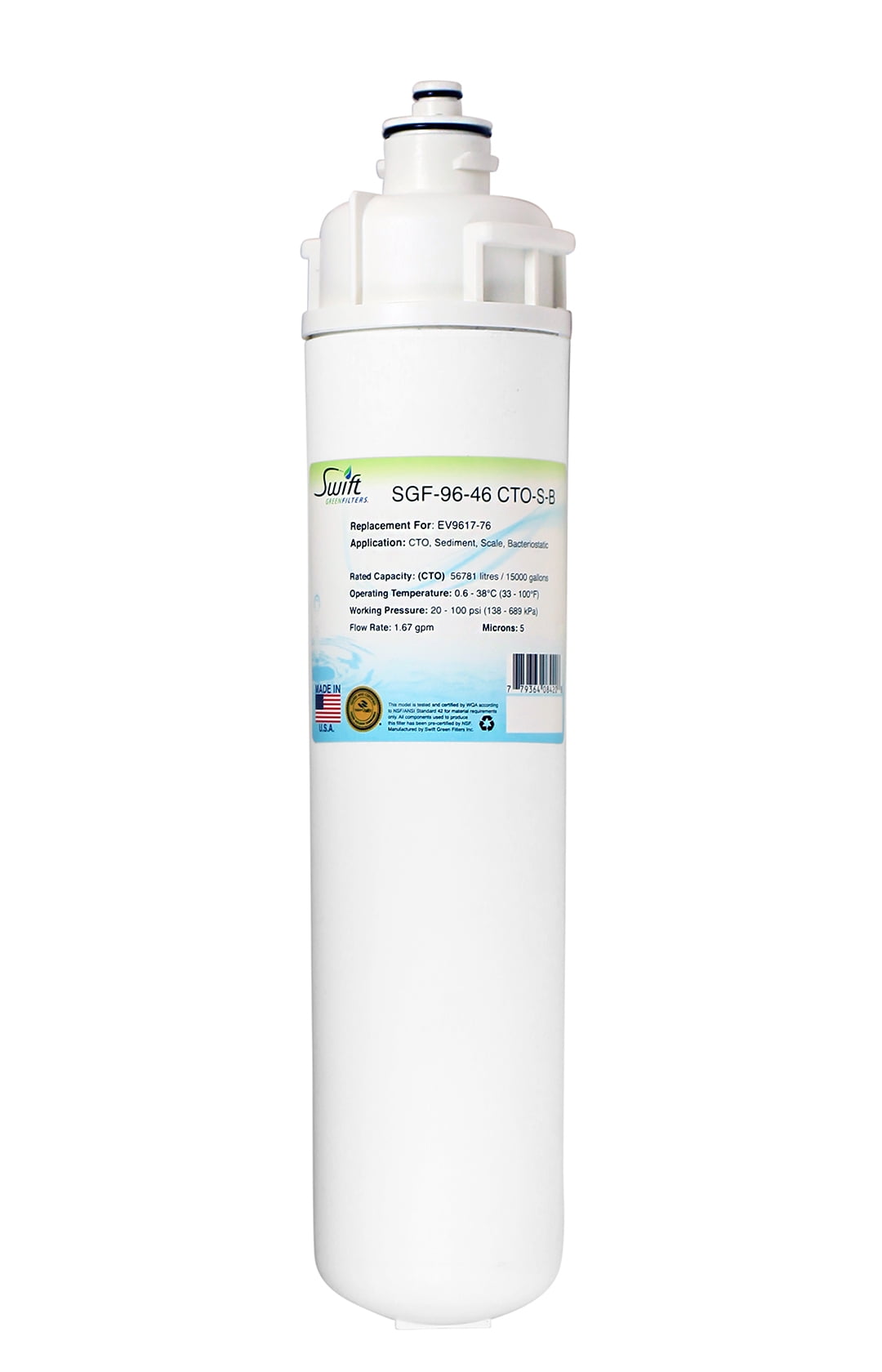 Swift Green Filters SGF-96-46 CTO-S-B Replacement Water Filter for ...