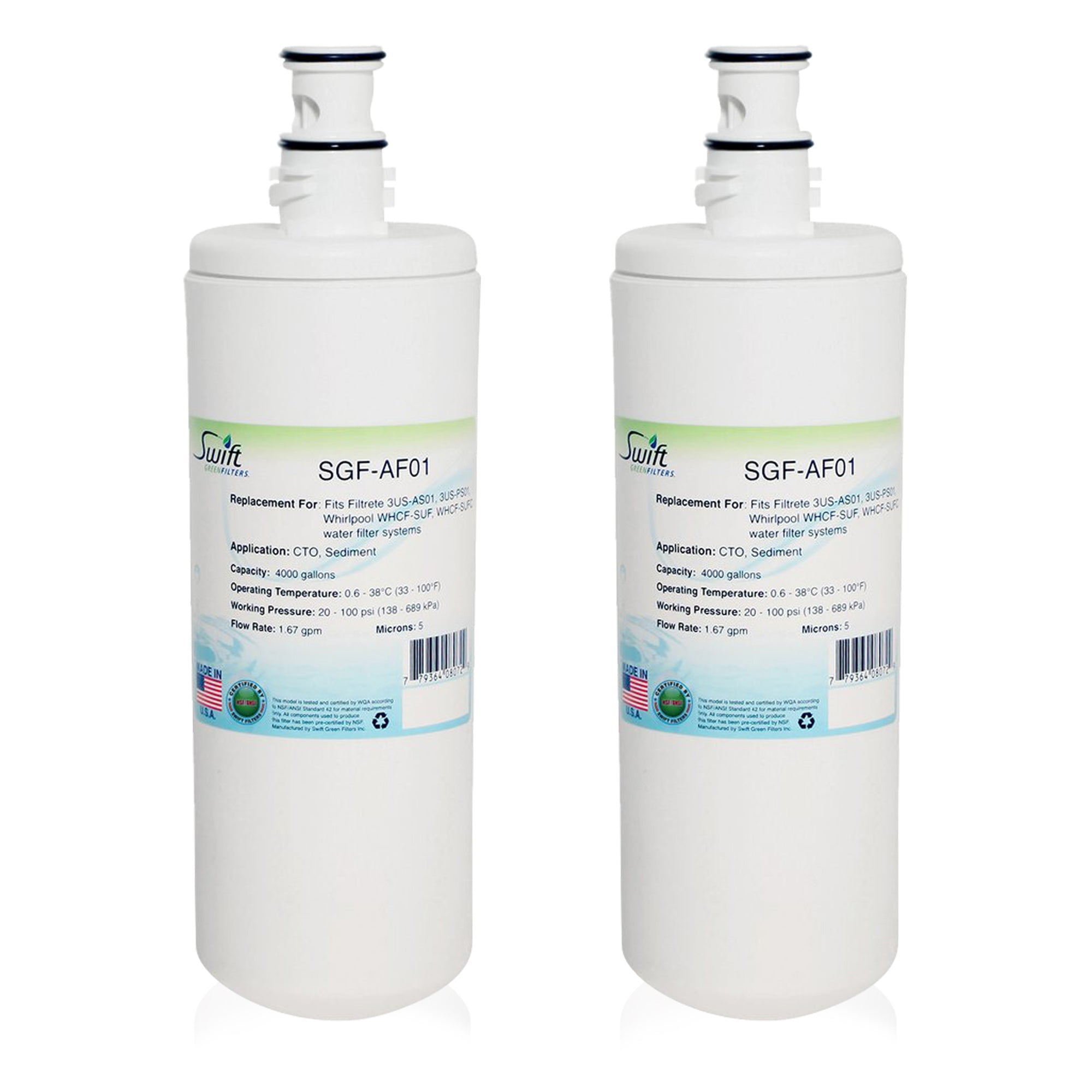 Swift Green Filters SGF-AF01 Compatible Commercial Water Filter for 3US ...