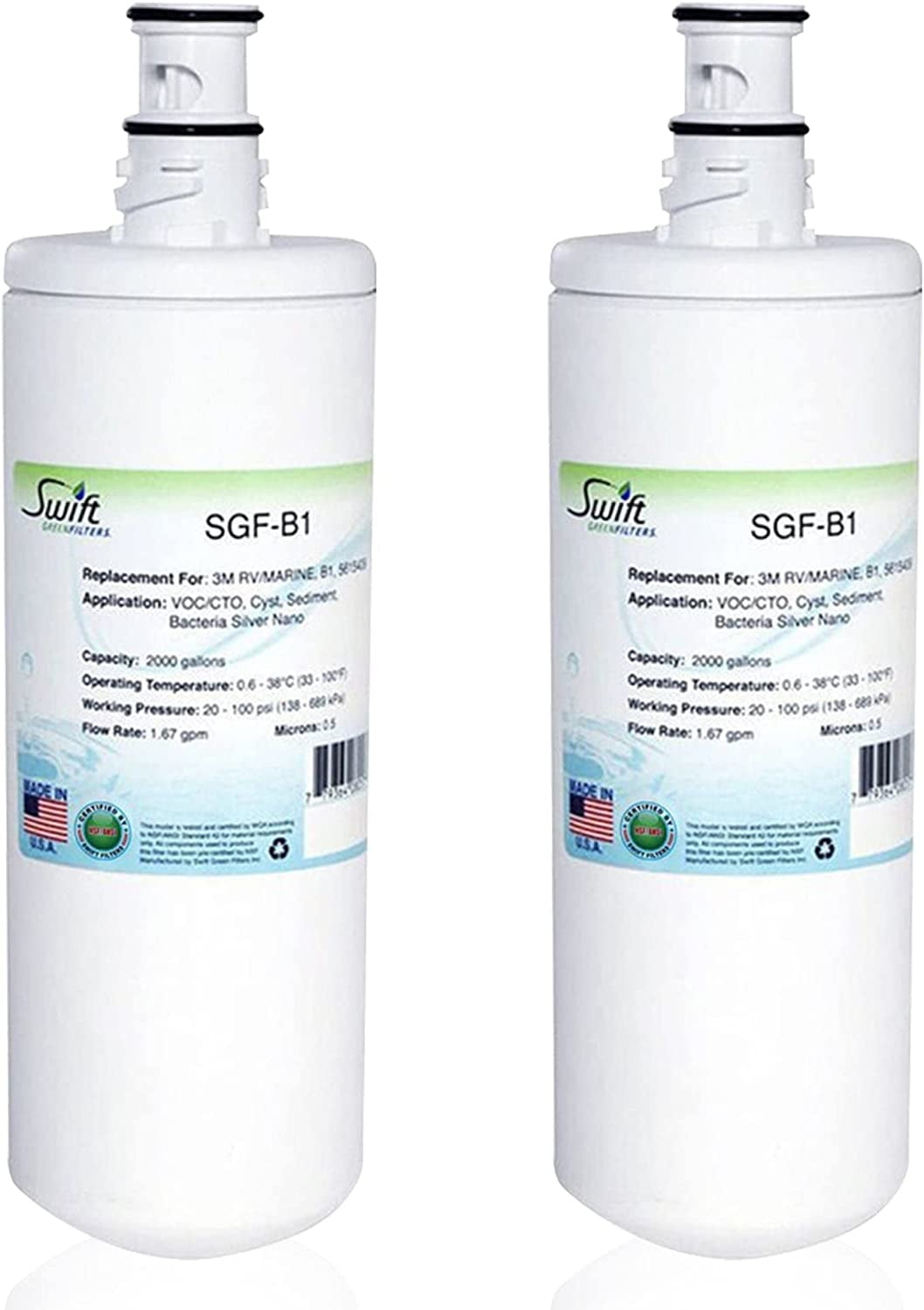 Swift Green Filters SGF-B1 Compatible for C-CS-FF,56104-27 Commercial ...