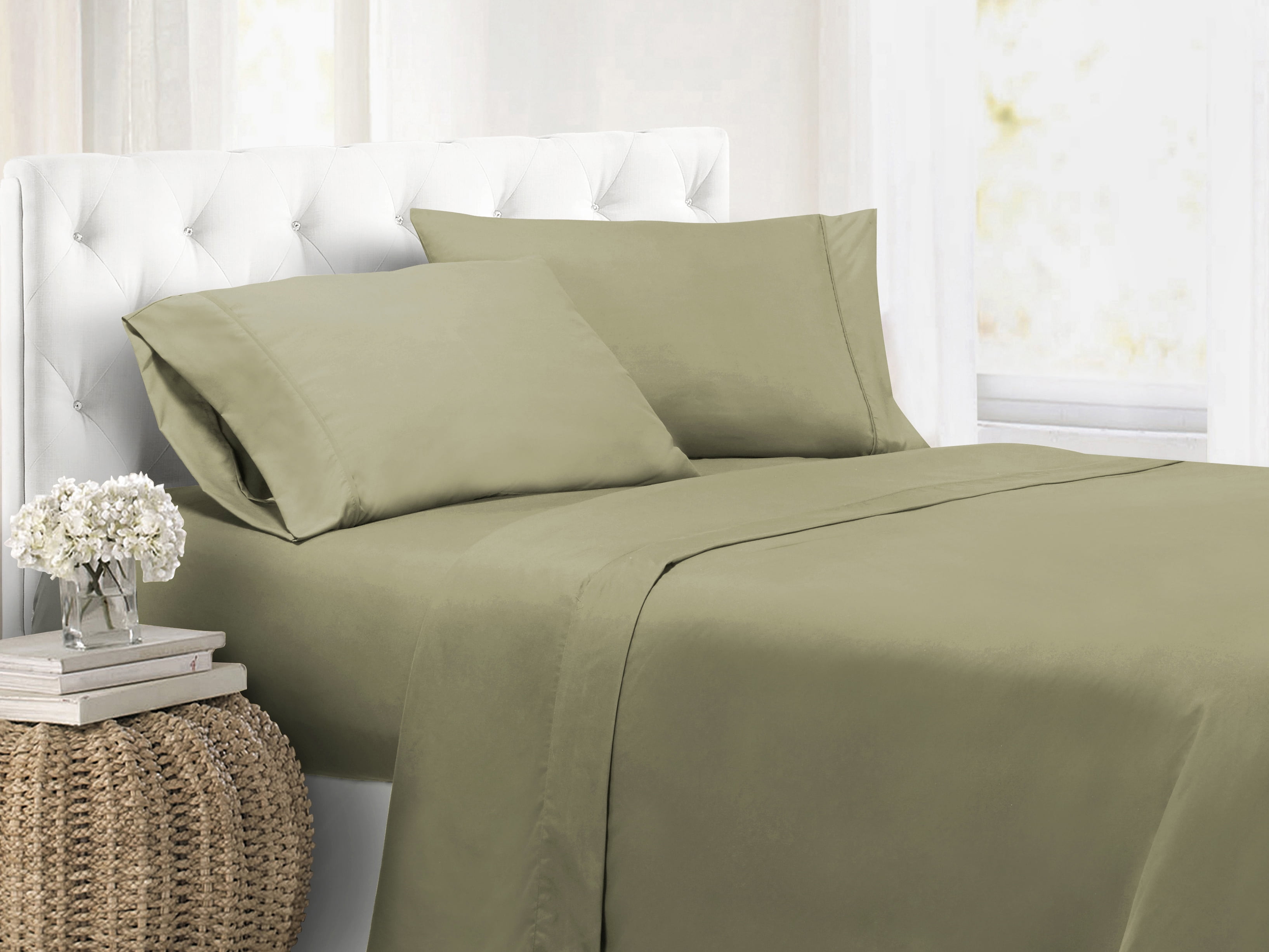 Swift Home Ultra Soft Wrinkle Resistant Easy Fit Sheet Set, 3 PC, Twin ...