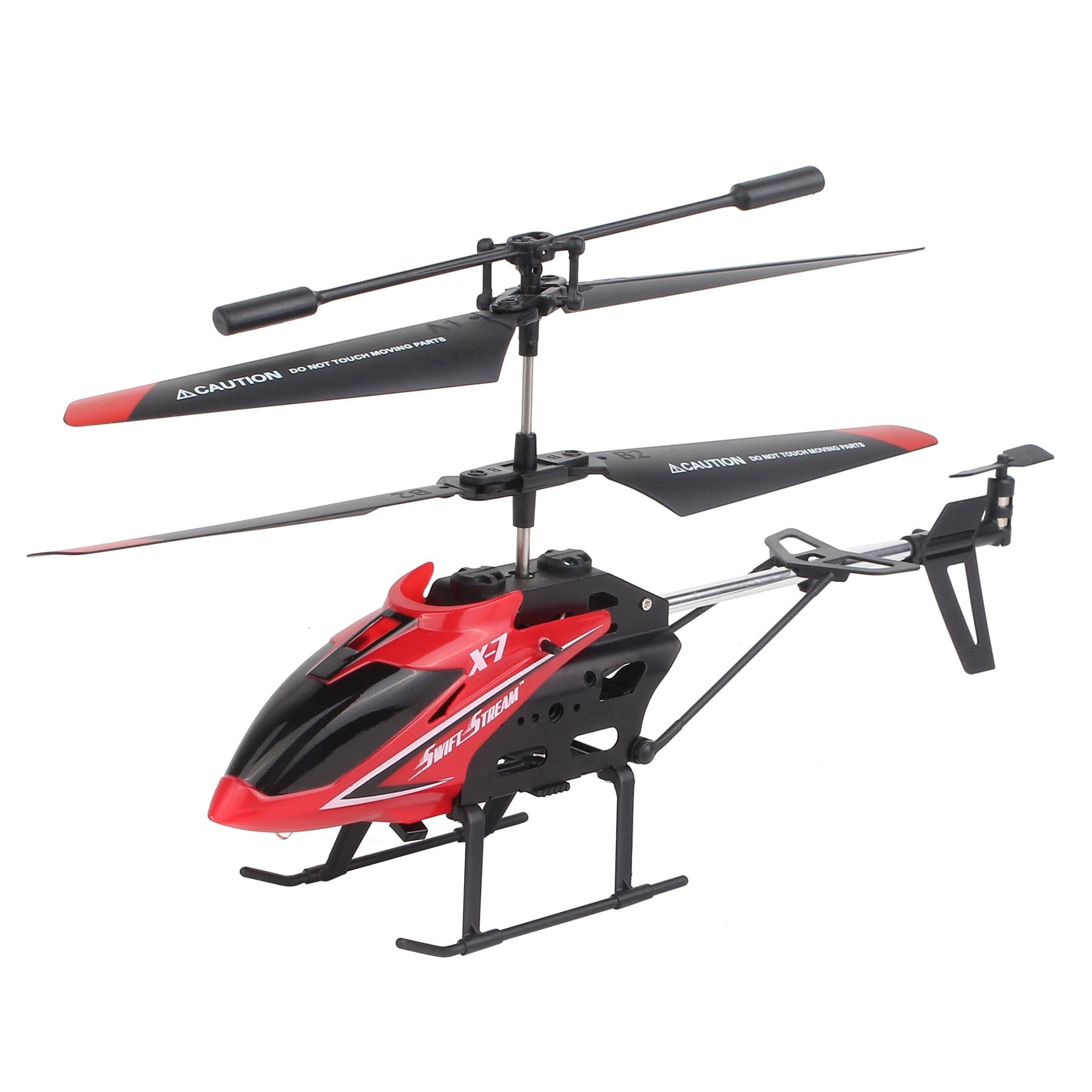 Swift Stream X-7 Coaxial RC Helicopter, Red - Radio Controlled, Ideal ...