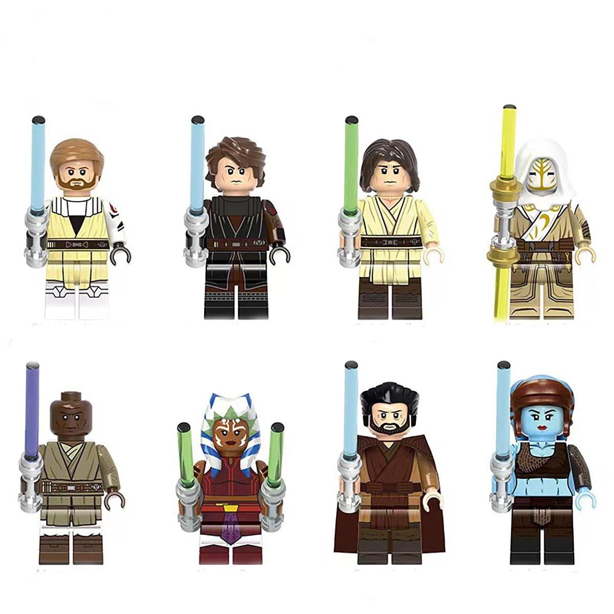 SwiftBricks Anakin Skywalker Mini Figures Pack – 8PCS Building Block ...