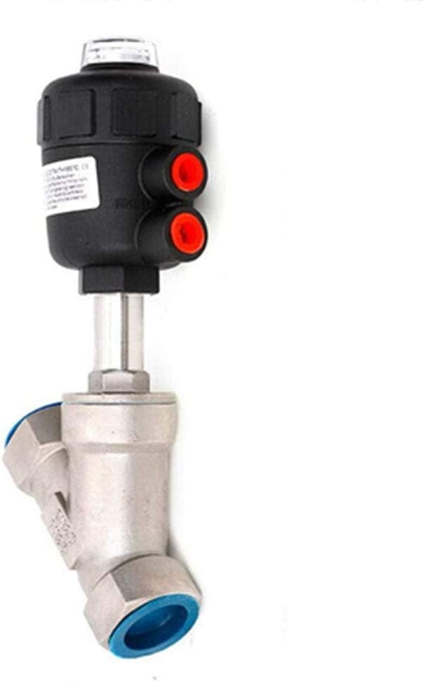 SwiftGlow Angle Valve DN15 DN25 DN32 BSPP Air Actuated Angle Seat Valve ...