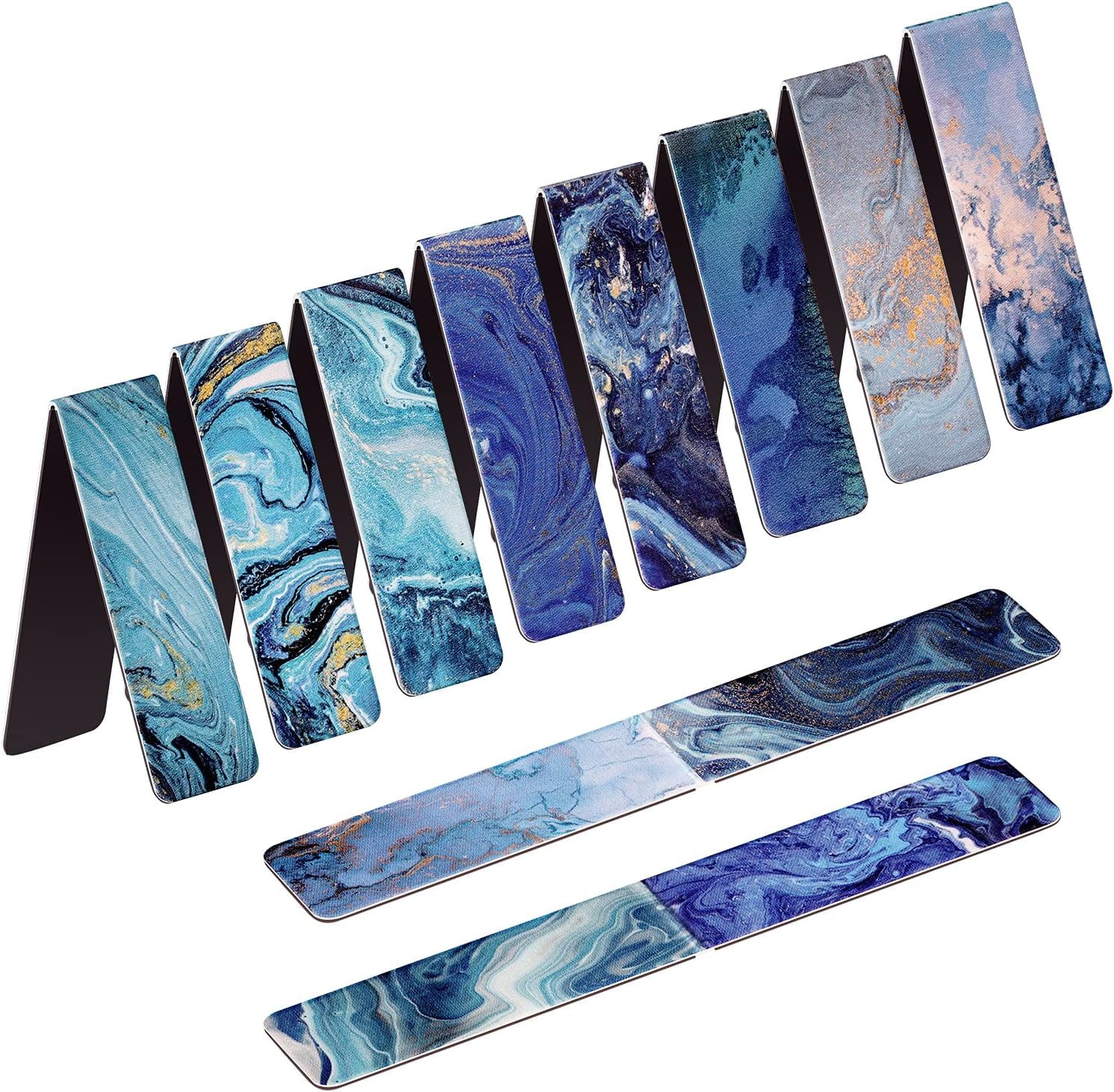 SwiftPulse-12 Pack Magnetic Bookmark, Book Marker Clip for Teachers ...