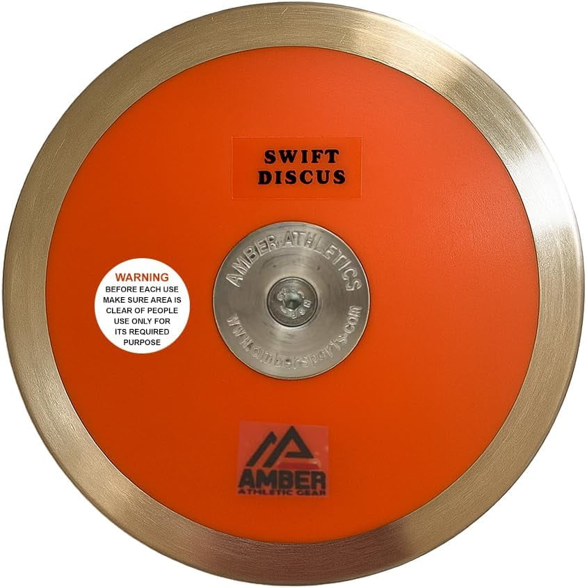 SwiftTrack 80% Rim Weight Discus: IAAF Certified for Superior Track ...