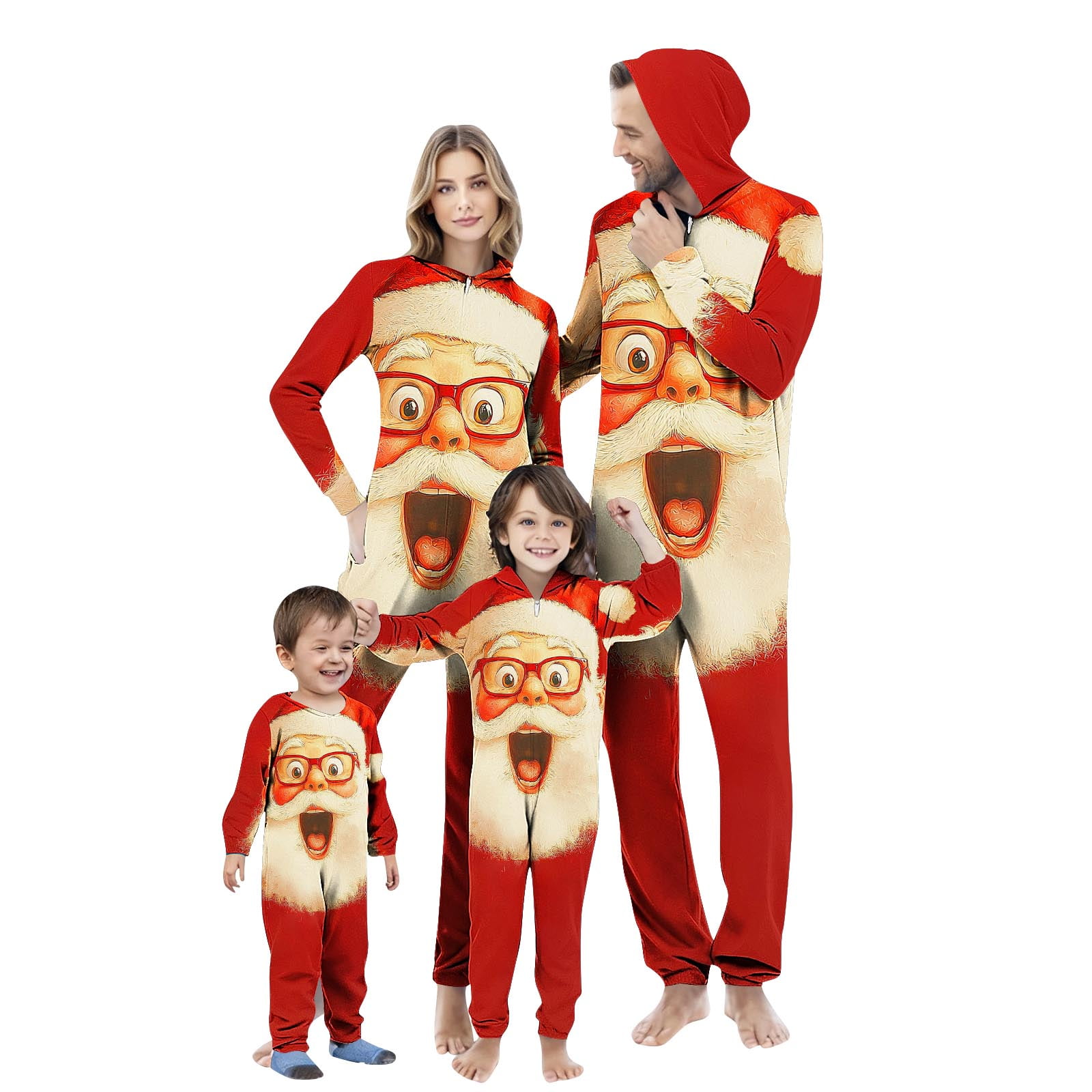 SwiftWear Holiday Family Pajama Set Christmas Themed Onesie Collection ...
